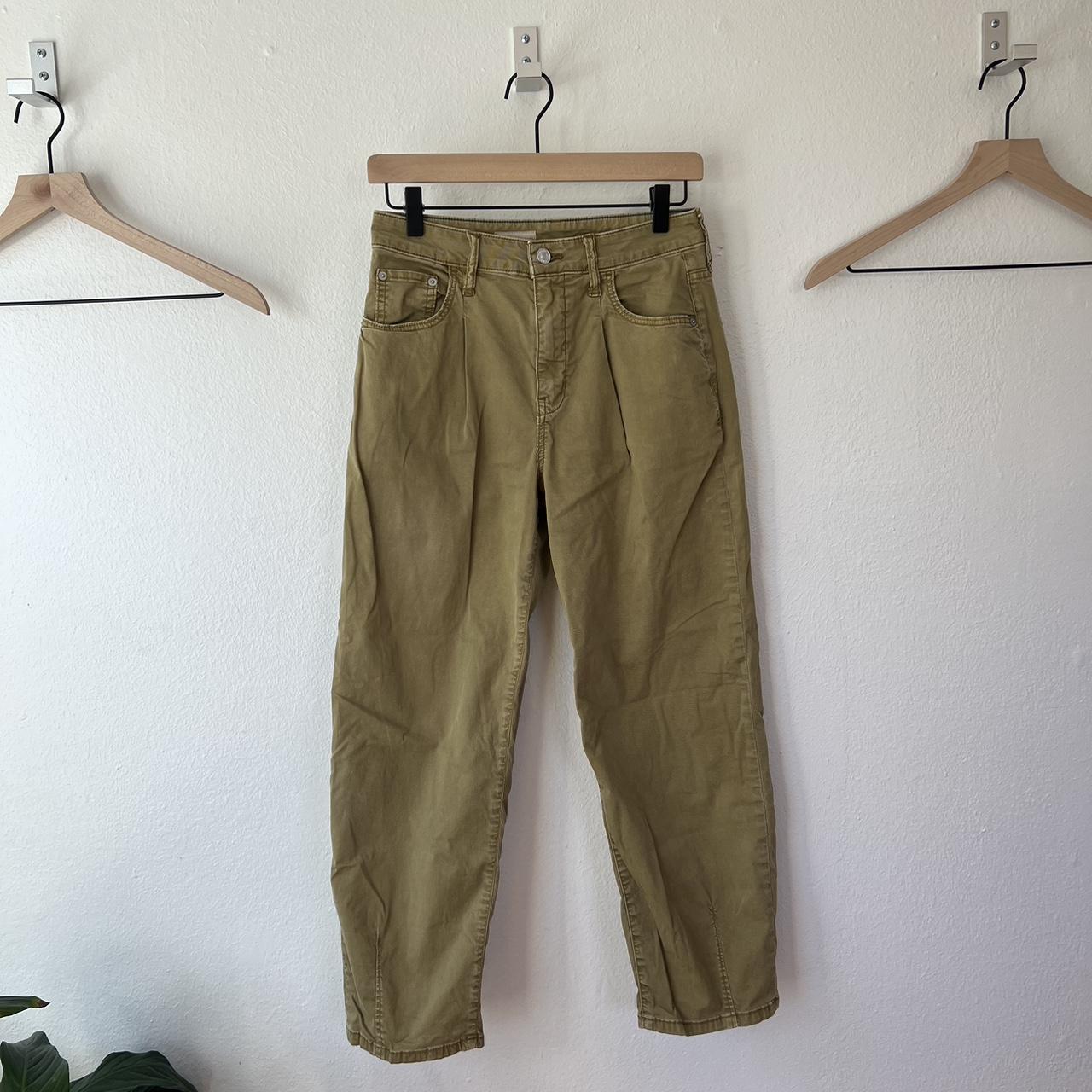 Love these barrel leg pants from Anthropologie!... - Depop