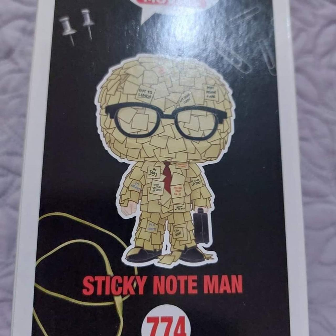 Office Space Sticky Note Man Funko Pop New in... - Depop