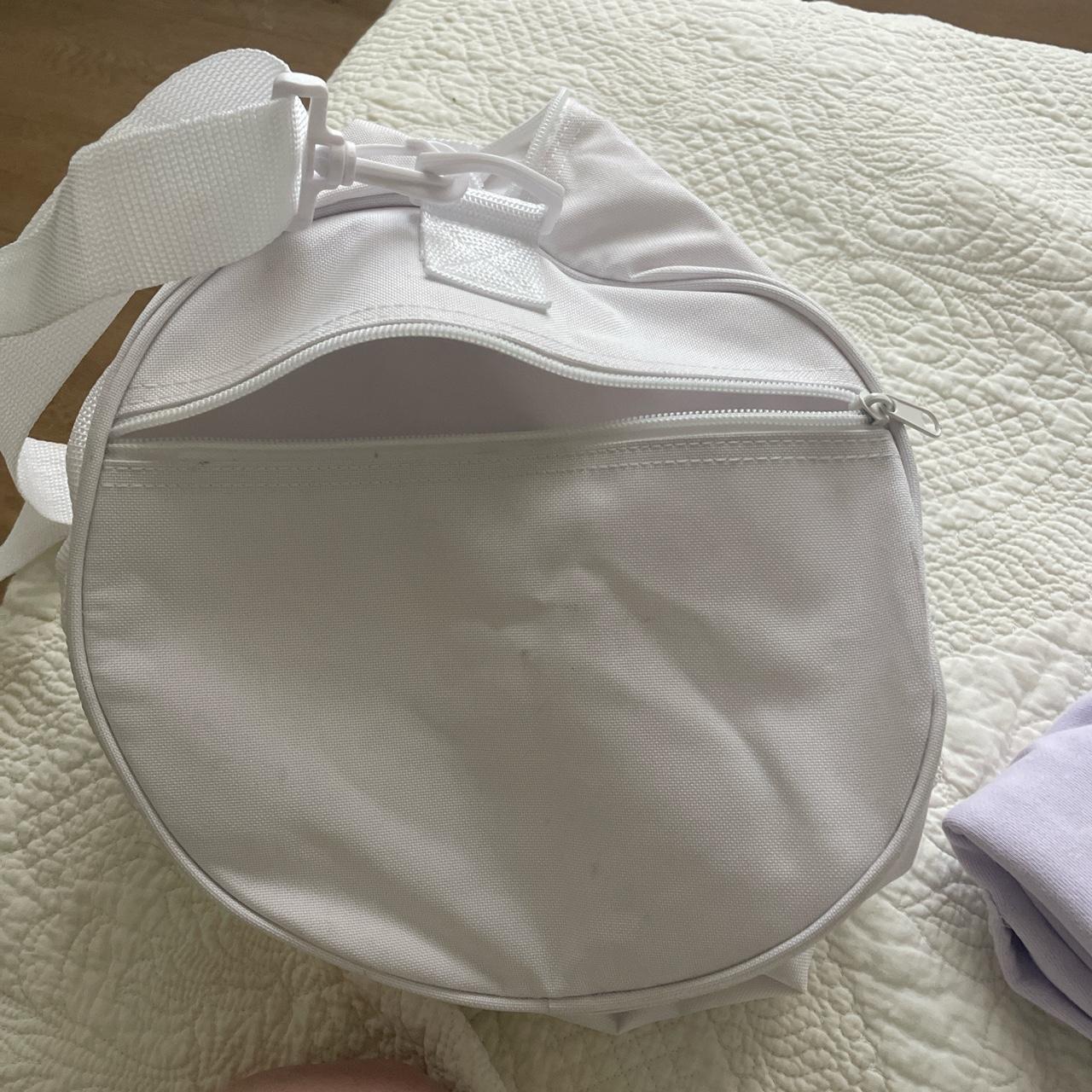 Discontinued white duffel bag from Glossier! Super... - Depop