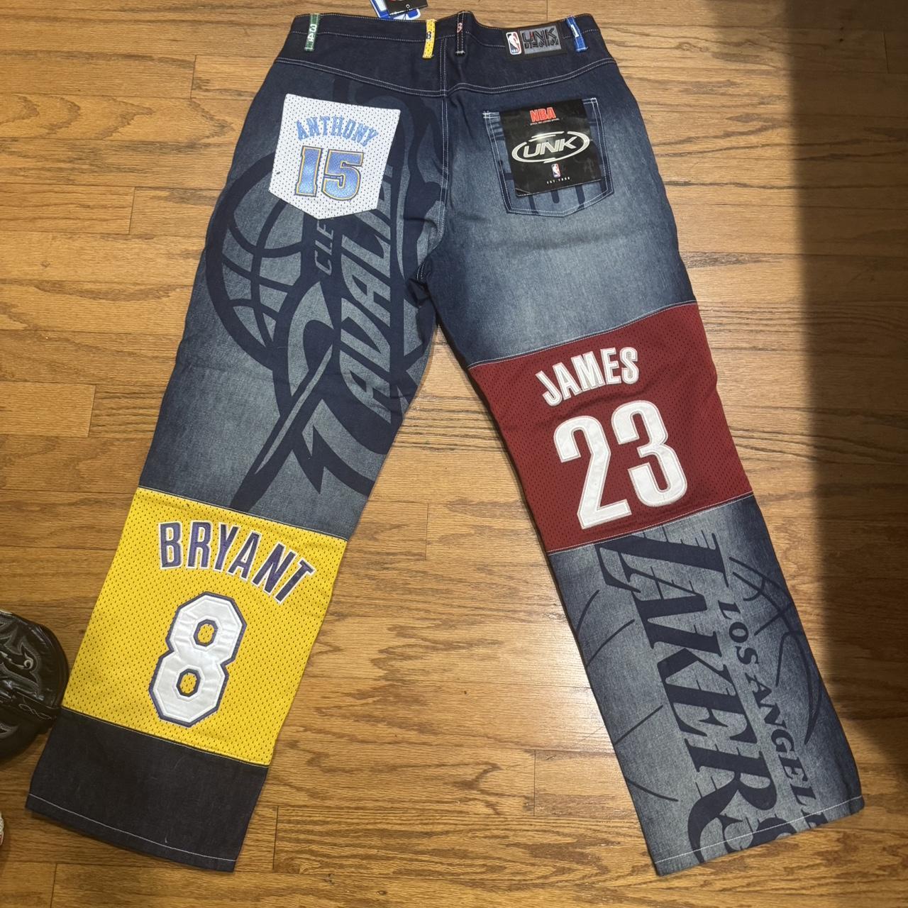 Vintage NBA UNK denim pants men’s size 38 Never... | Depop