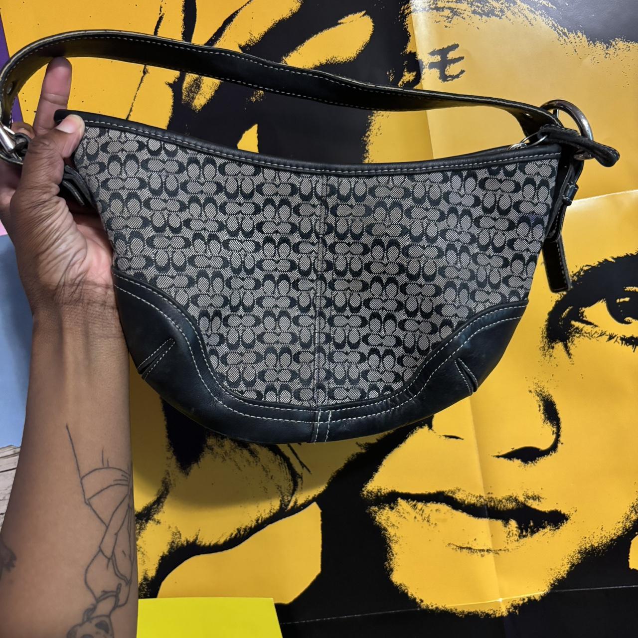 Y2K coach shoulder bag - Depop