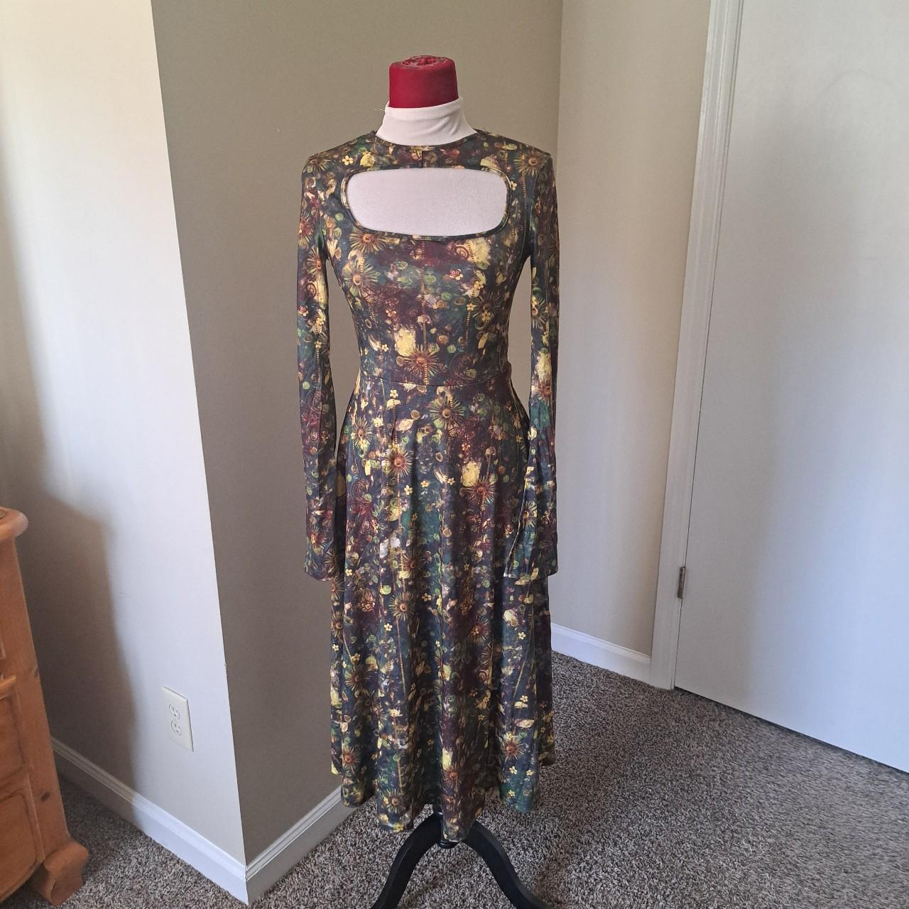 High next, open chest style long sleeved party... - Depop