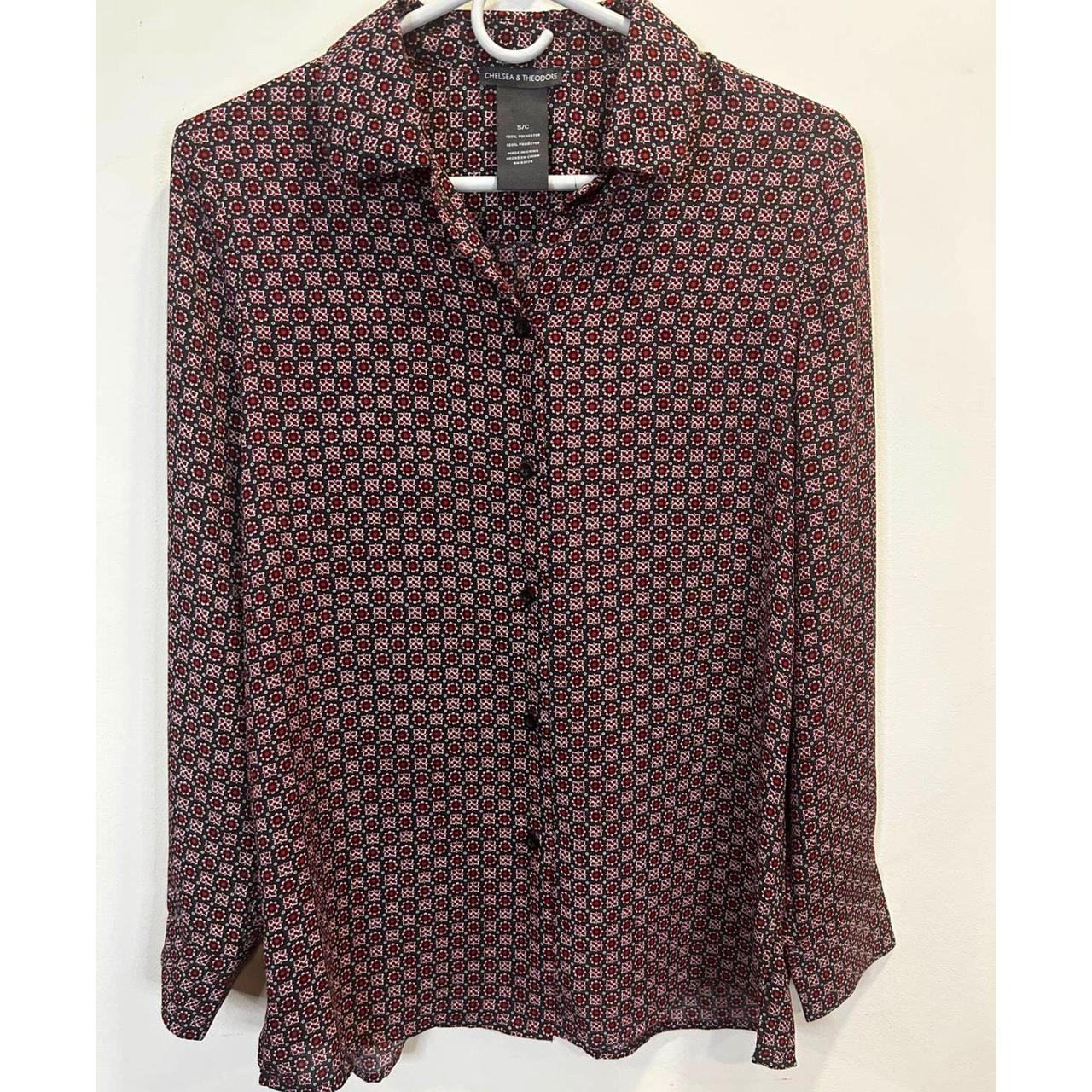 Vintage Floral Medalion Shirt -Chelsea &... | Depop