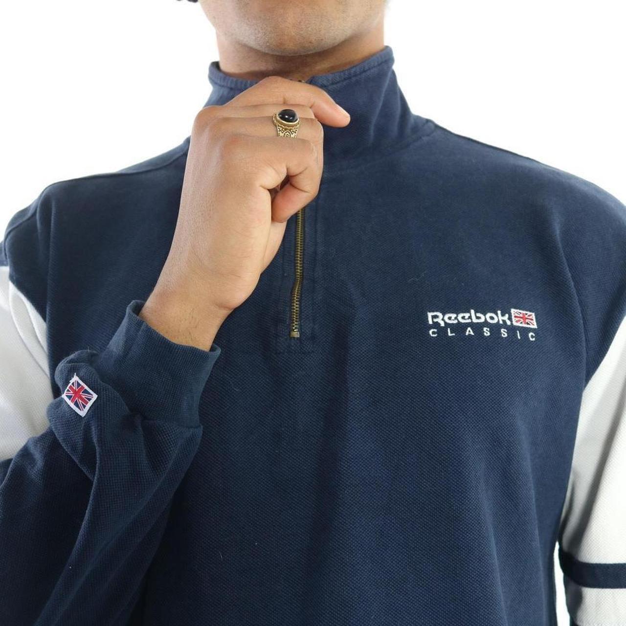 REEBOK QUARTER ZIP ⚫️ HOW’s THE CONDITION? FANTASTIC... - Depop