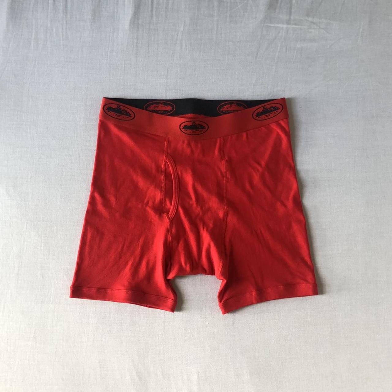CORTEIZ ALCATRAZ BOXERS [RED 1 PAIR] Size M... - Depop