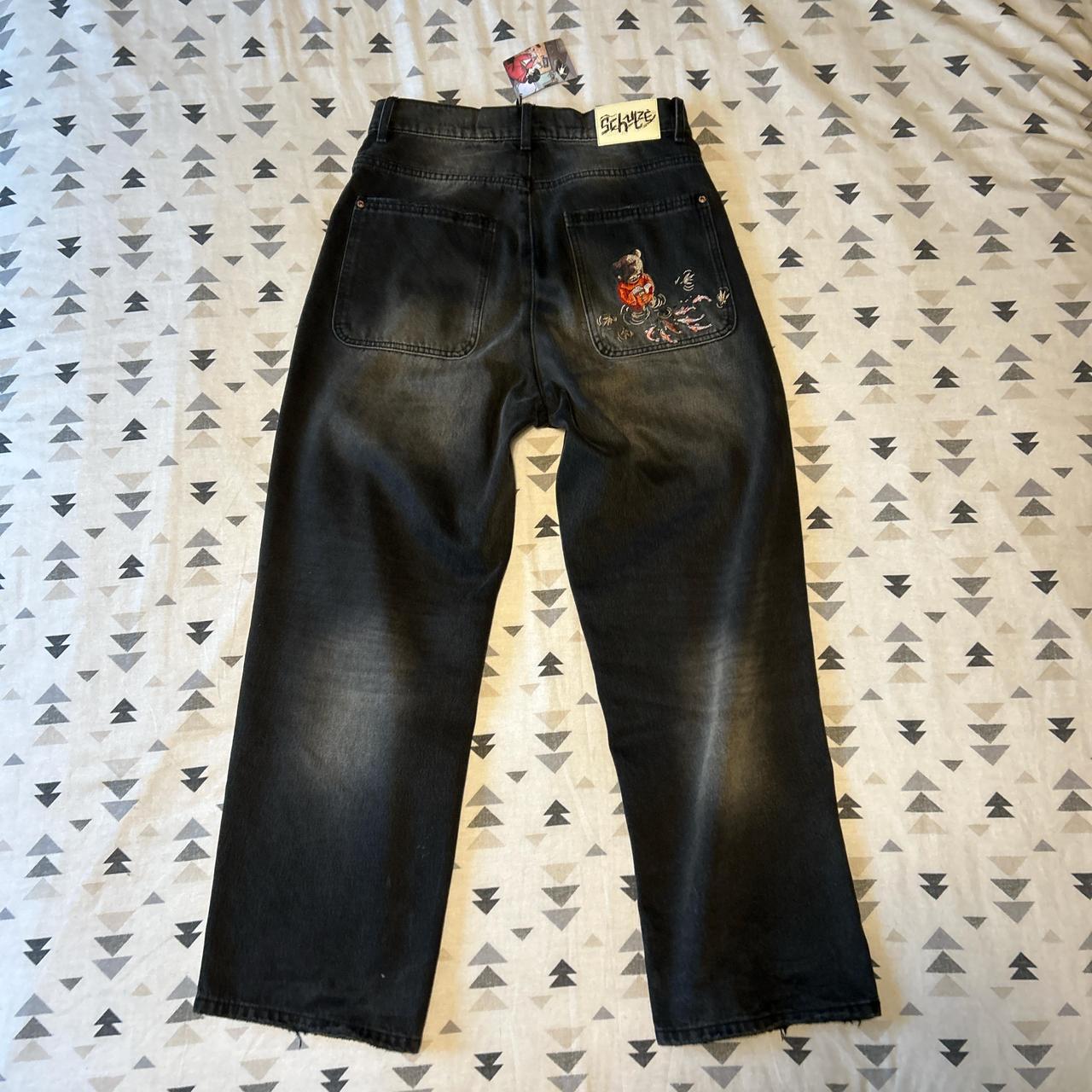 derschutze koi denim jeans brand new with tags baggy... - Depop