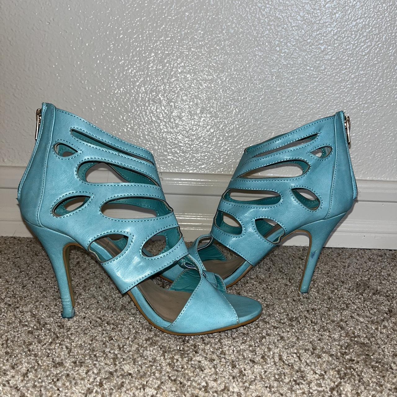 Blue Desire Women's Blue Courts | Depop