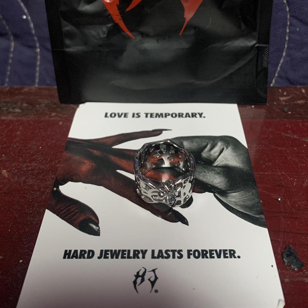 SPIDER WEB RING HARD JEWELRY Size: 8 This is one of... - Depop