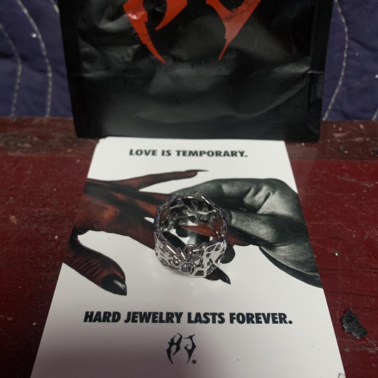 SPIDER WEB RING HARD JEWELRY Size: 8 This is one of... - Depop