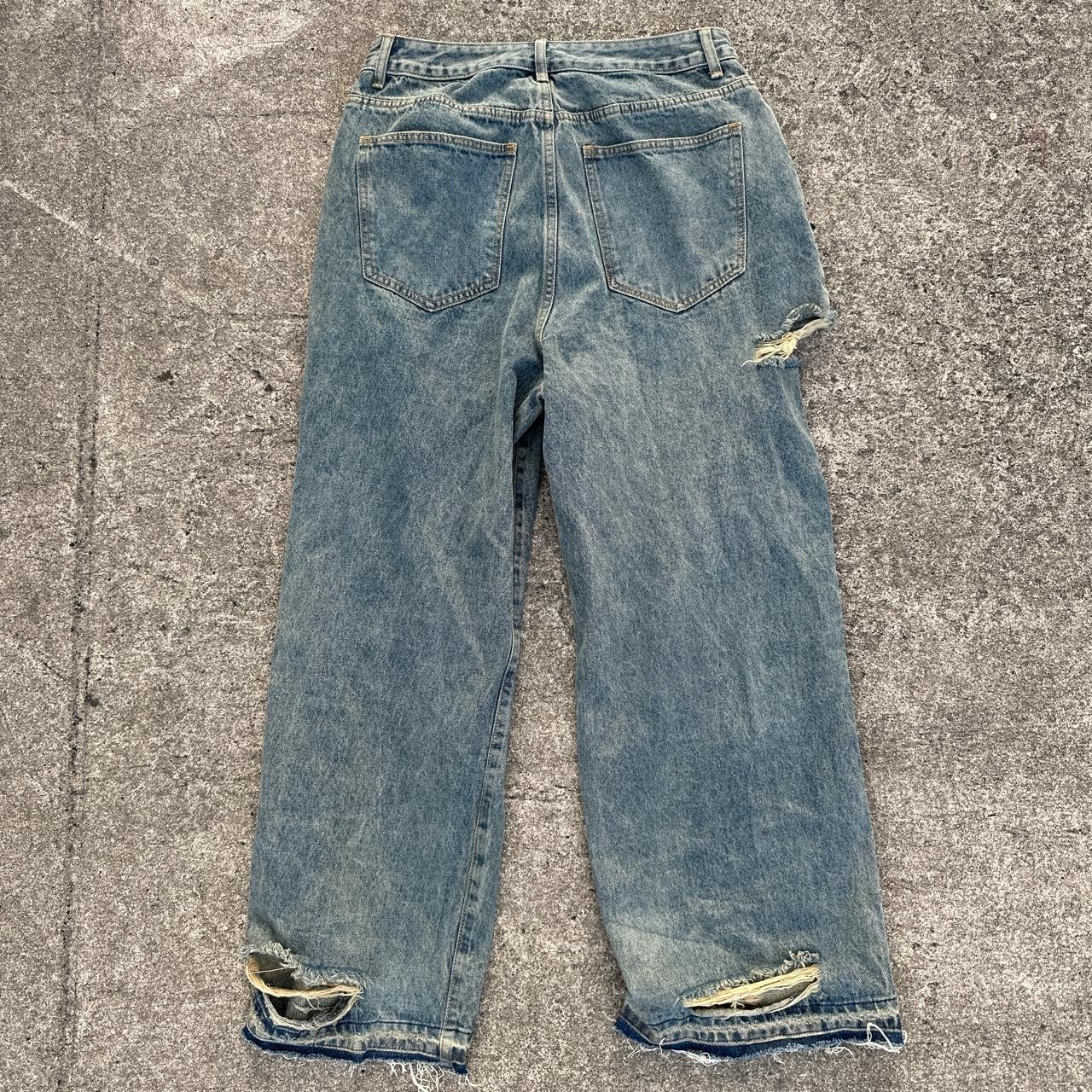 Y2K Balenciaga Raver esq Jeans Super cool fade and... - Depop