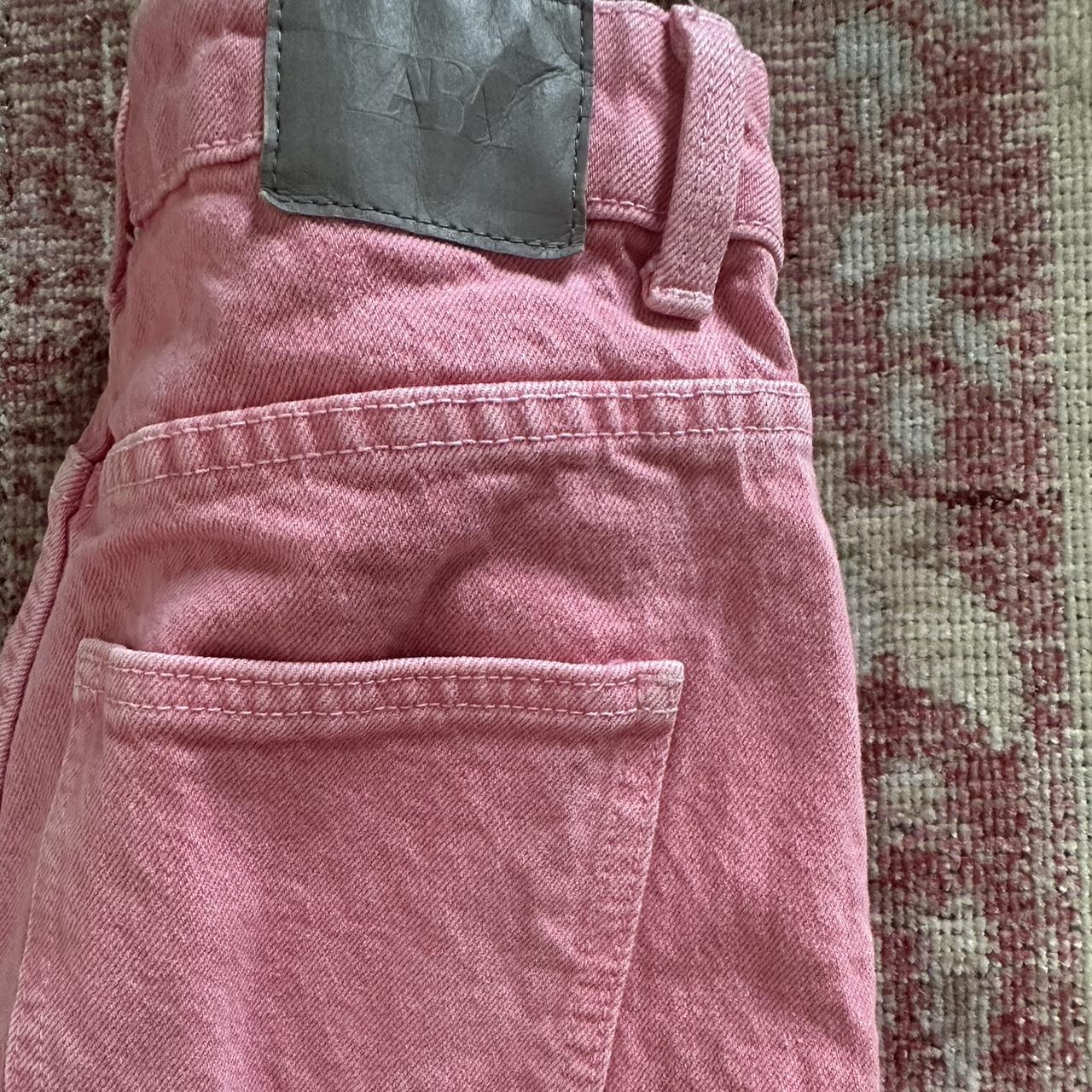 Zara pink jeans super cute just grew out of them... - Depop