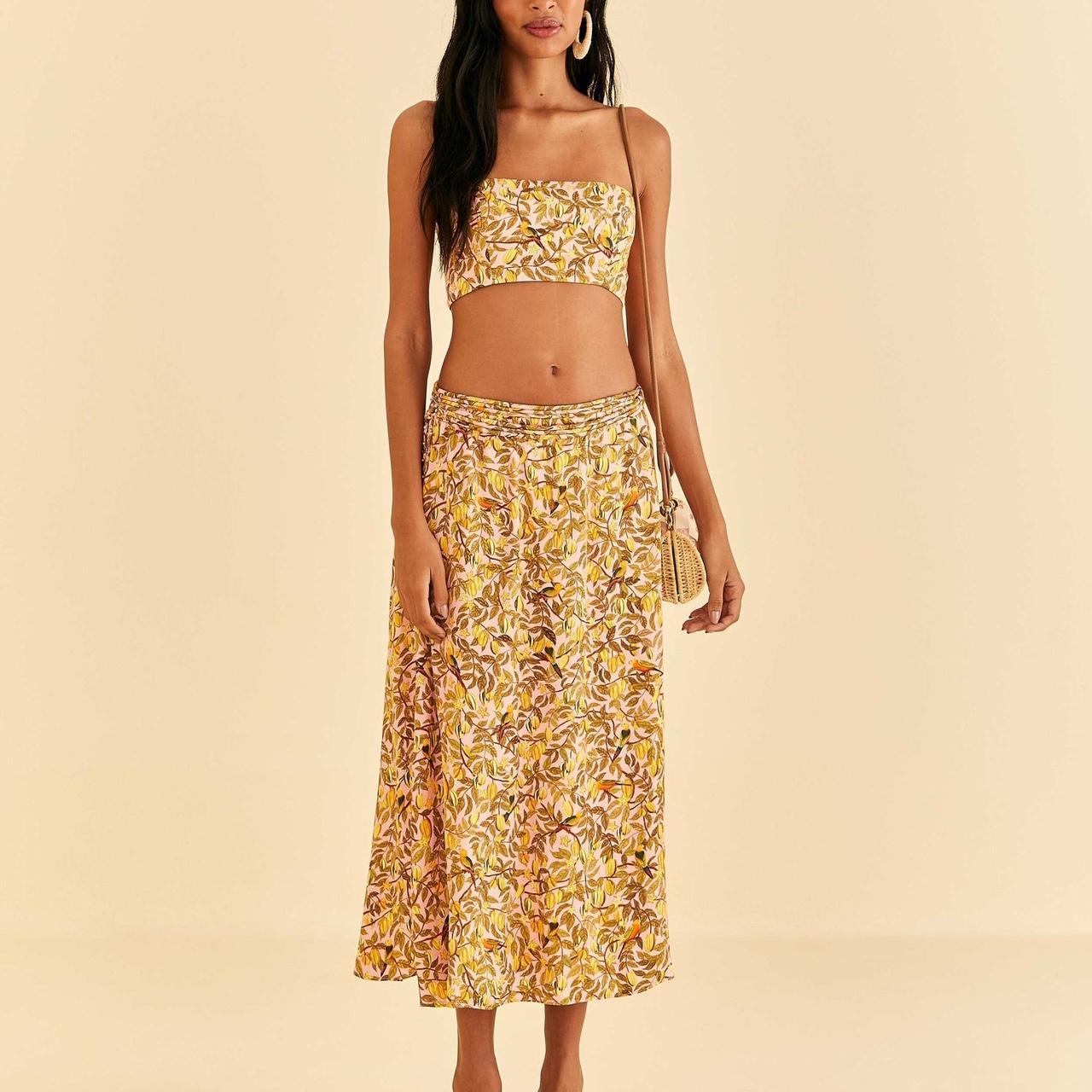 Farm Rio Pink Star Fruit Set. Both NWOT, never worn.... - Depop