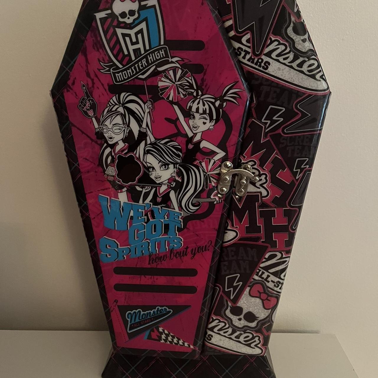 Monster High cheerleader locker. Metal clasp front.... - Depop