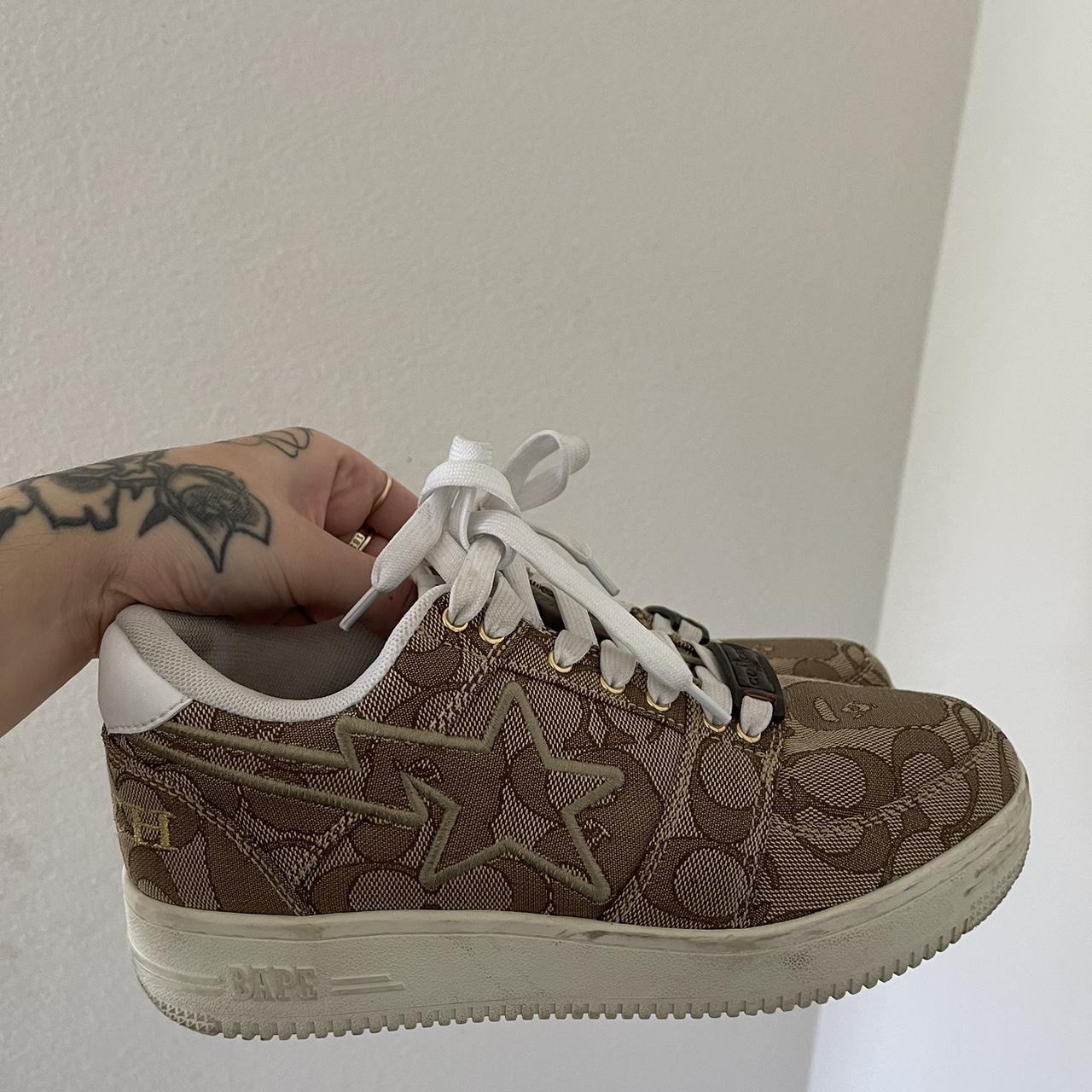 Bape x Coach Bapestas size 7 men - Depop