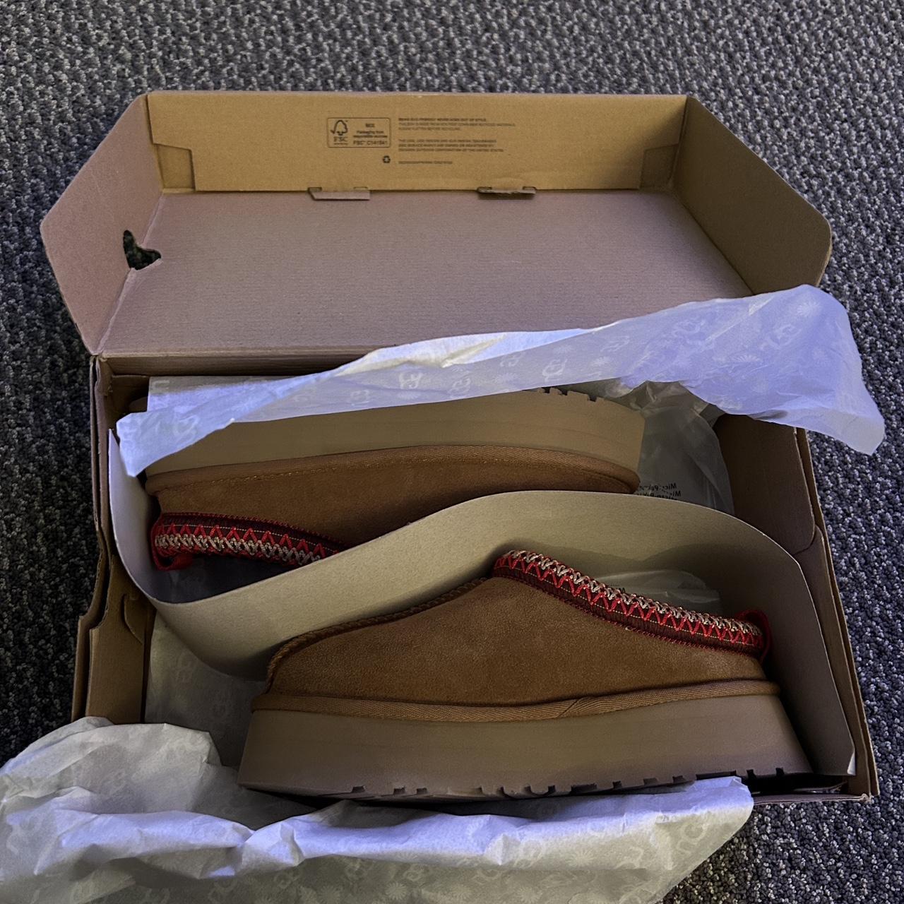 Ugg Tasman Platform in Chestnut Women’s size 6 - Depop