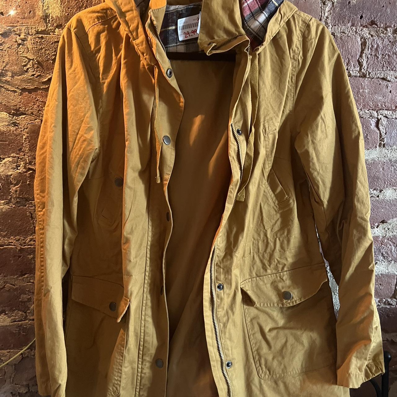 Yellow light jacket — size S. Still with tags, worn... - Depop