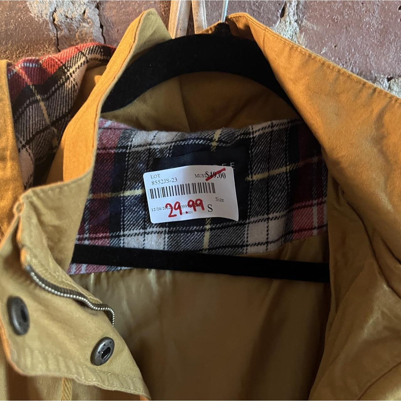 Yellow light jacket — size S. Still with tags, worn... - Depop