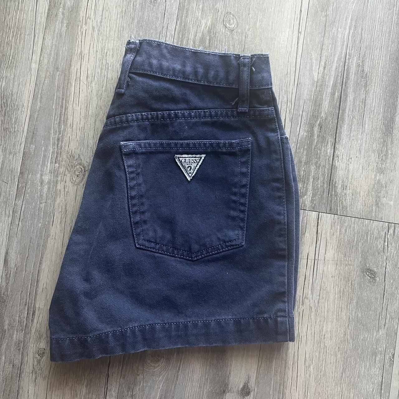 Guess Women's Navy Shorts | Depop