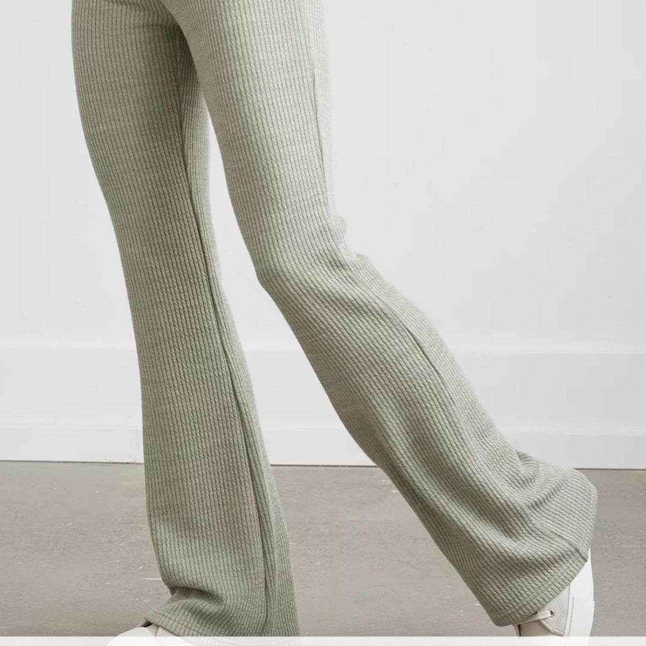 Waffle knit American eagle lounge flare pants, brand... - Depop