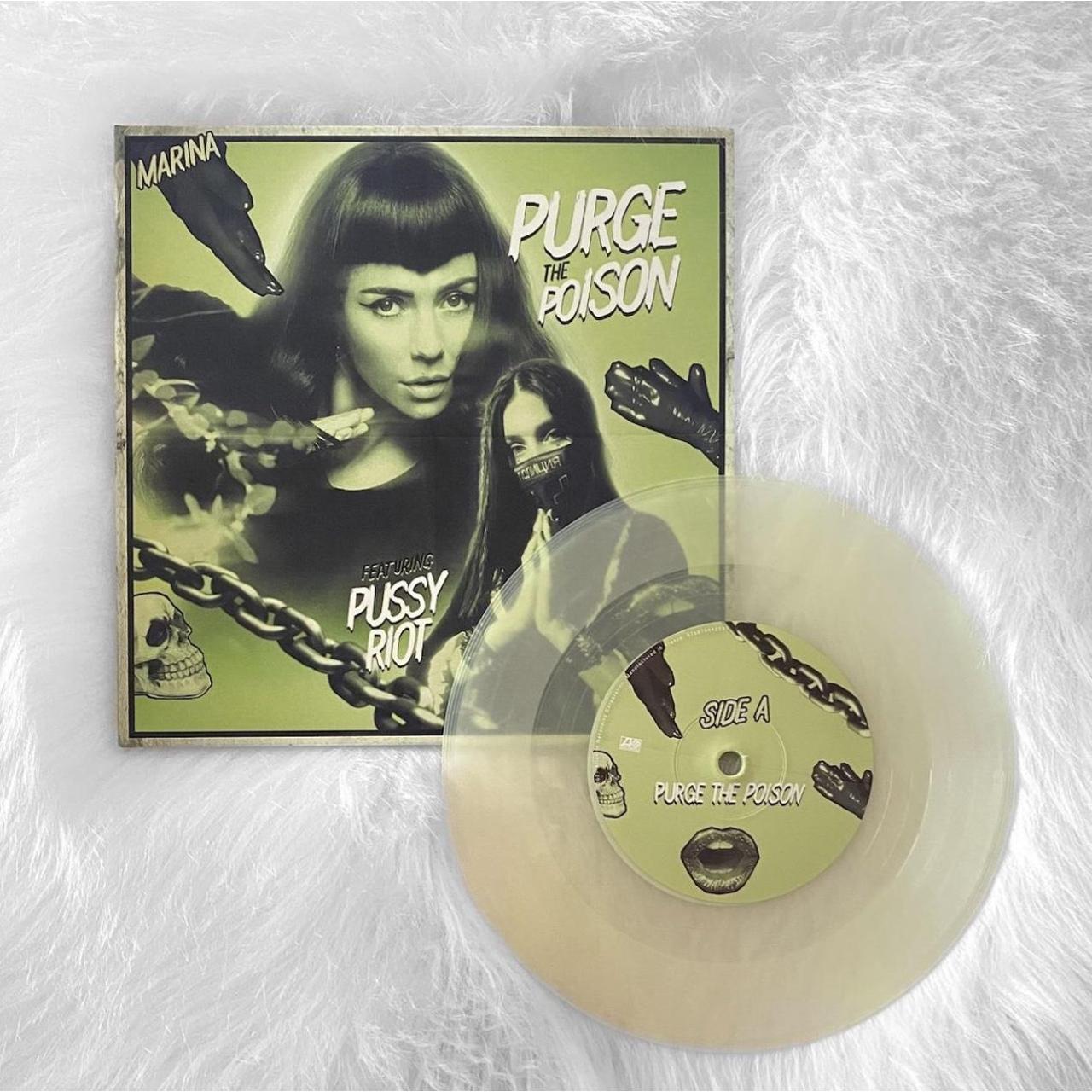 Marina Purge The Poison vinyl (7” glow in the dark... - Depop