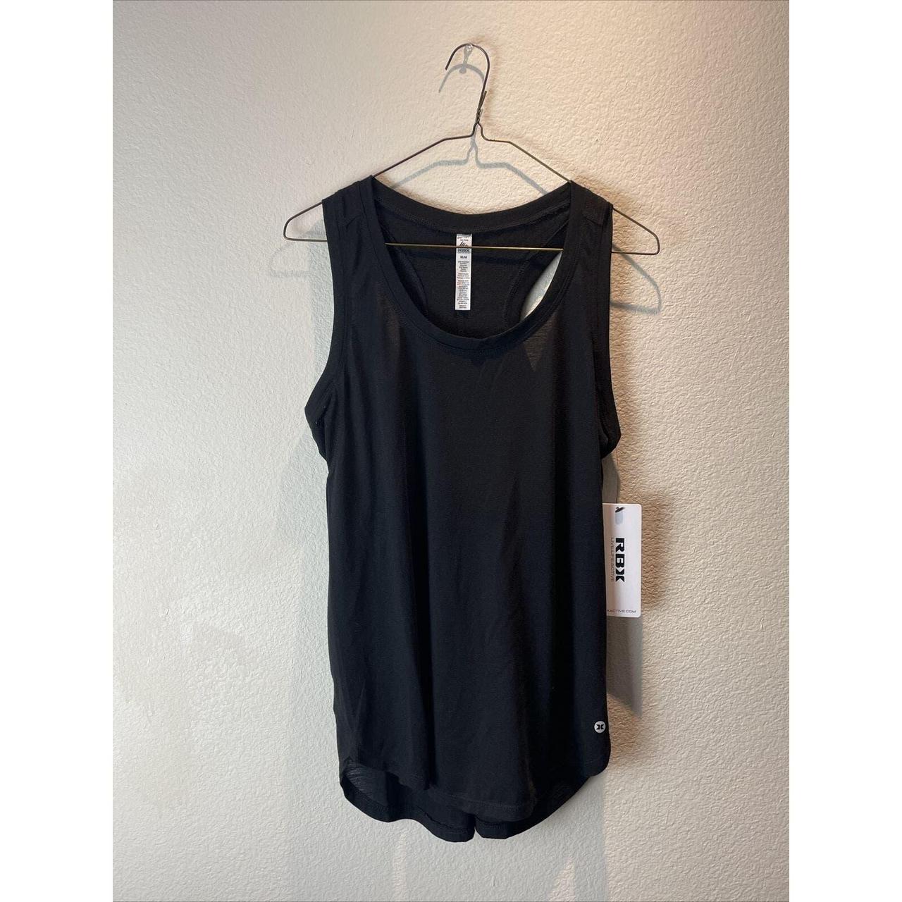 Rbx, black activewear tank, size m, nwt. - Depop
