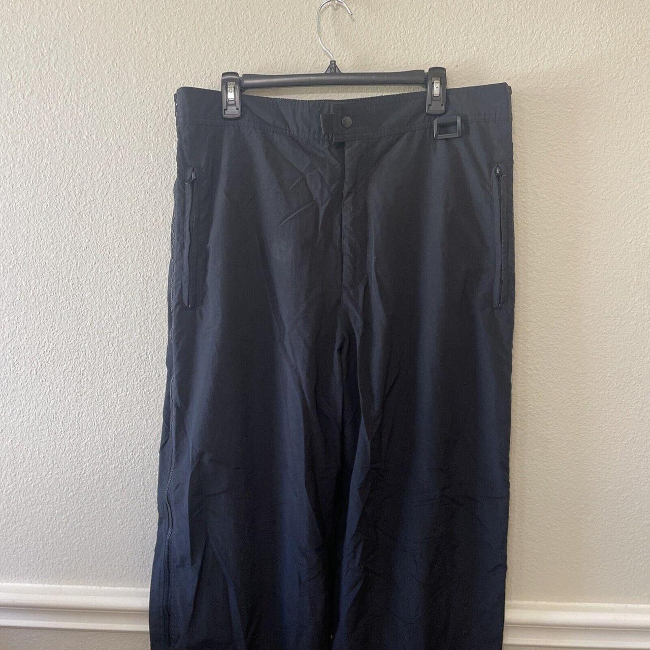 chalet ski wear, mens black ski pants, size XXL. - Depop