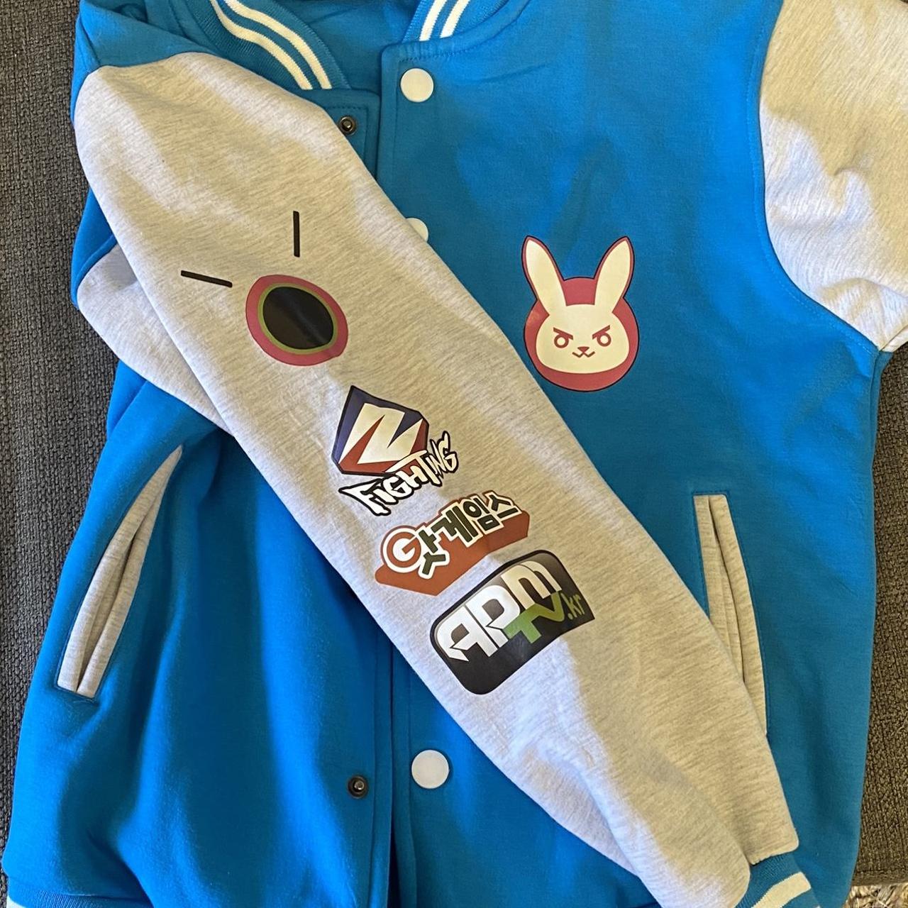 dva varsity jacket! SMALL STAIN NEAR THE COLLAR I... - Depop