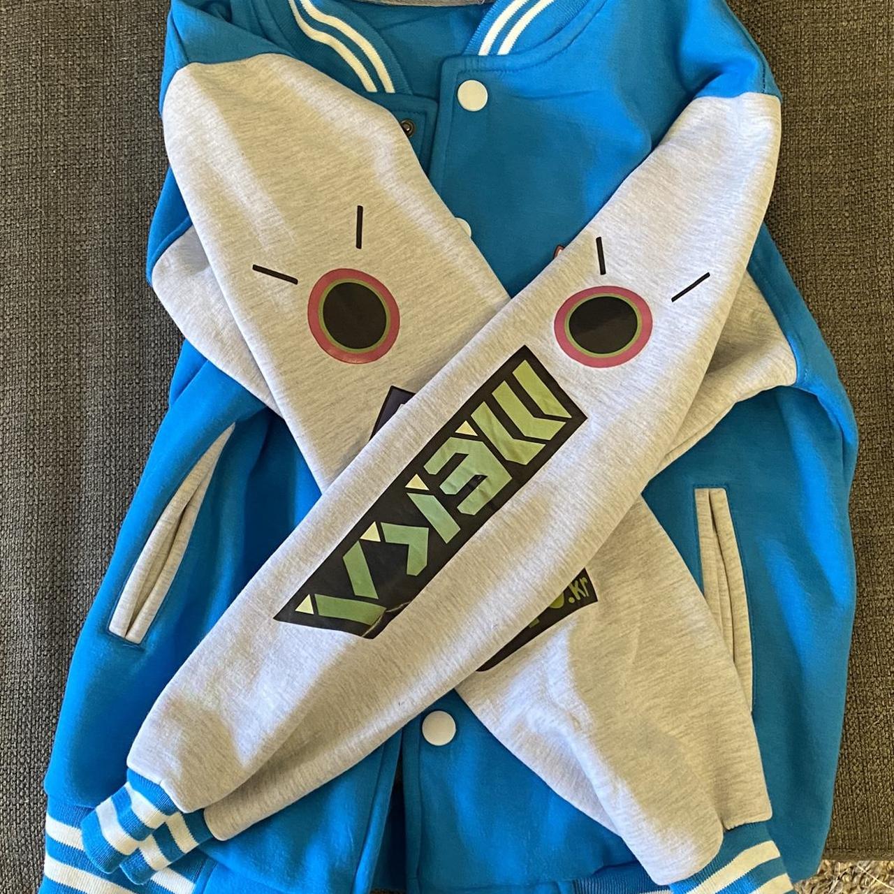 dva varsity jacket! SMALL STAIN NEAR THE COLLAR I... - Depop