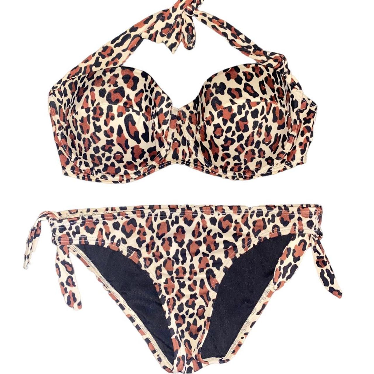 Victoria's Secret Women's Brown and Tan Bikinis-and-tankini-sets | Depop