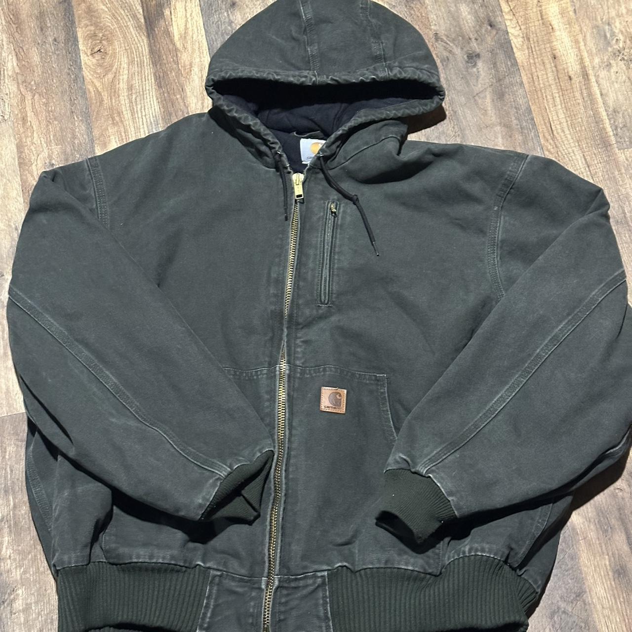 Carhartt Hooded Jacket - Depop
