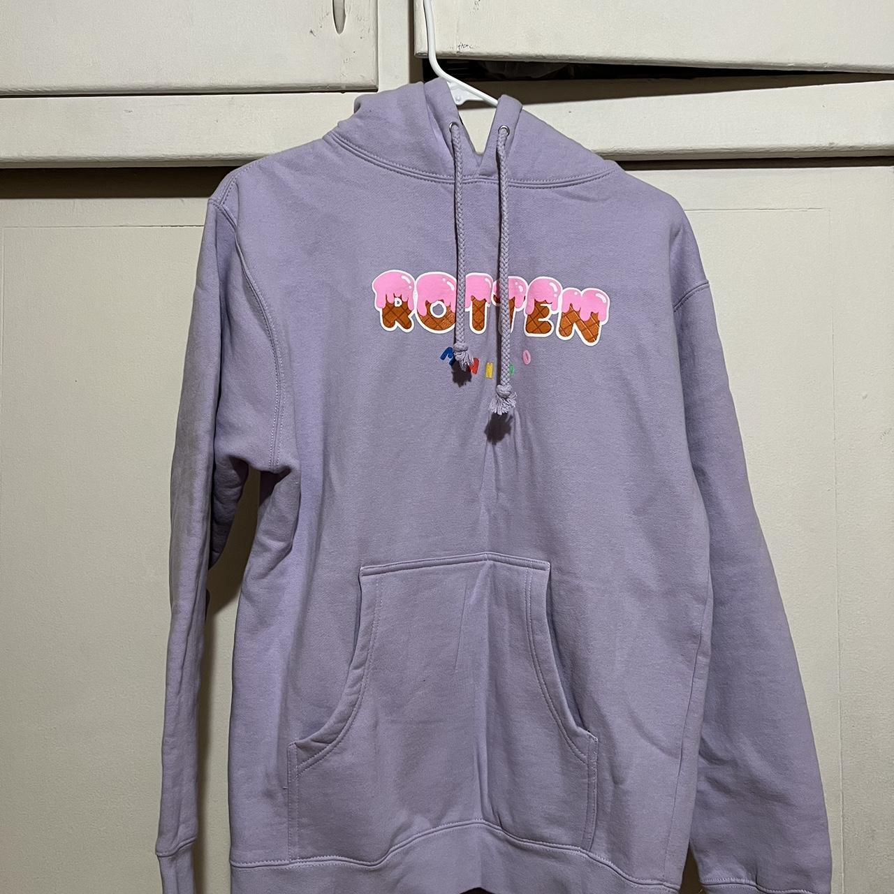 Lavender hoodie Host of ROTTEN MANGO YT Channels:... | Depop