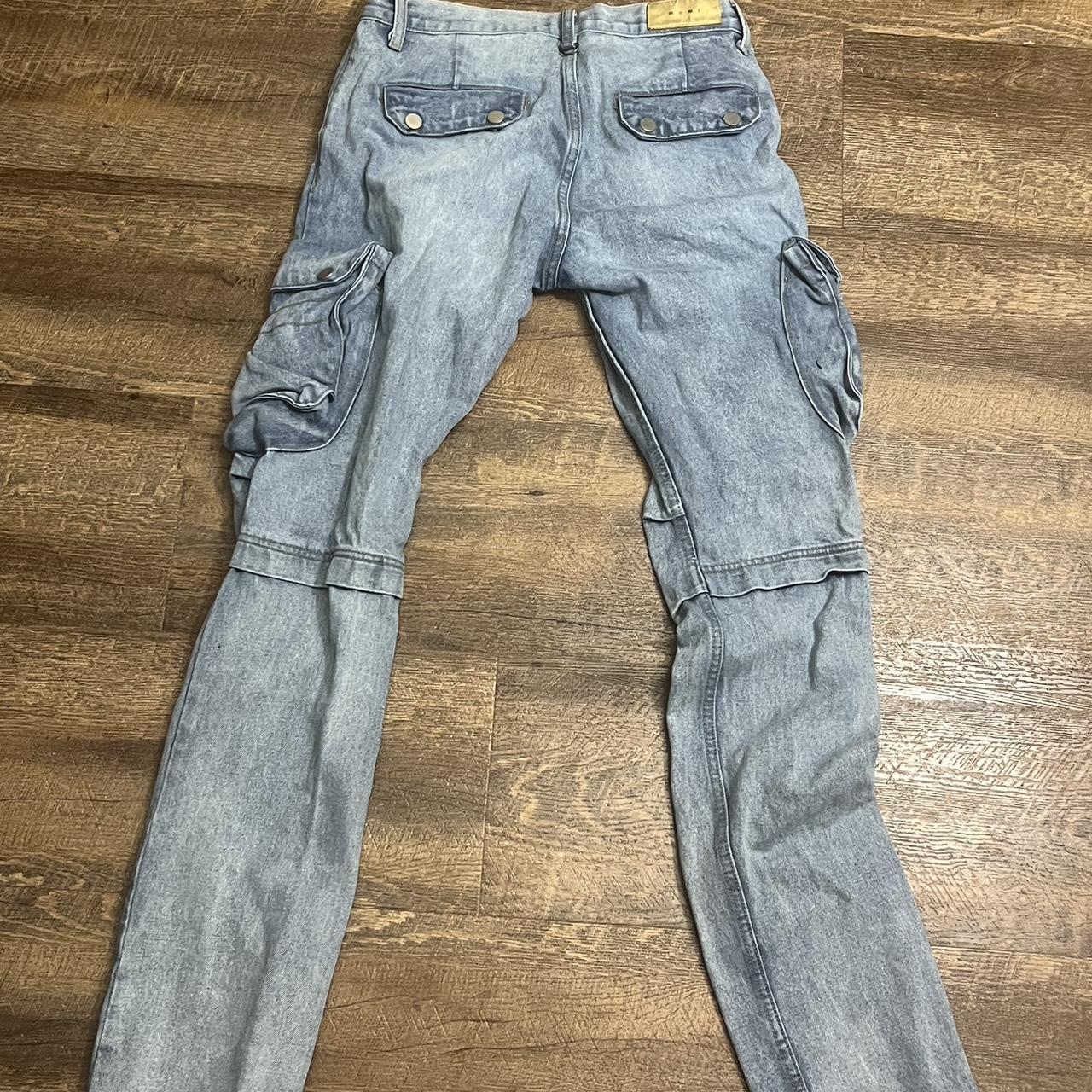 Mnml cargo jeans - Depop