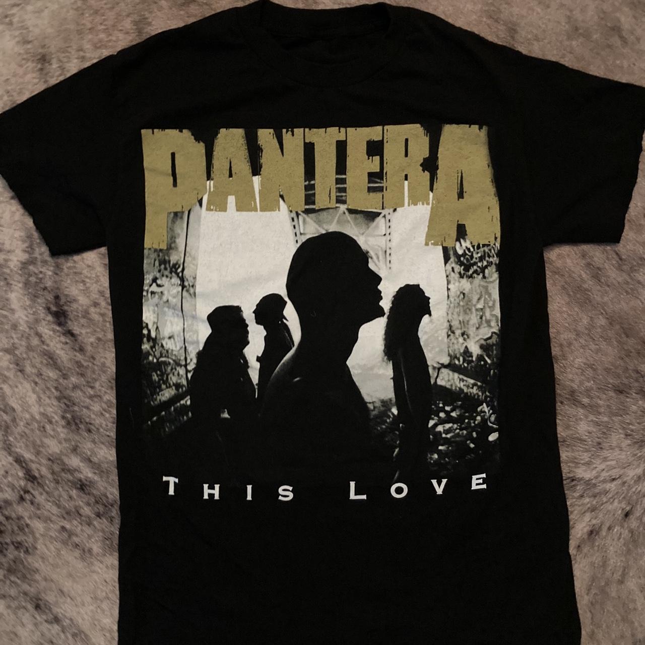This love pantera small t shirt arms and bottom cut - Depop