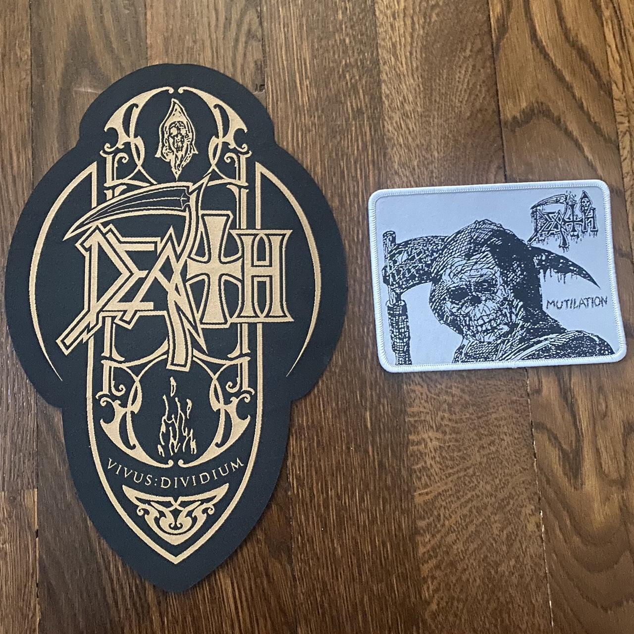 Two death patches Chuck Schuldiner death metal - Depop