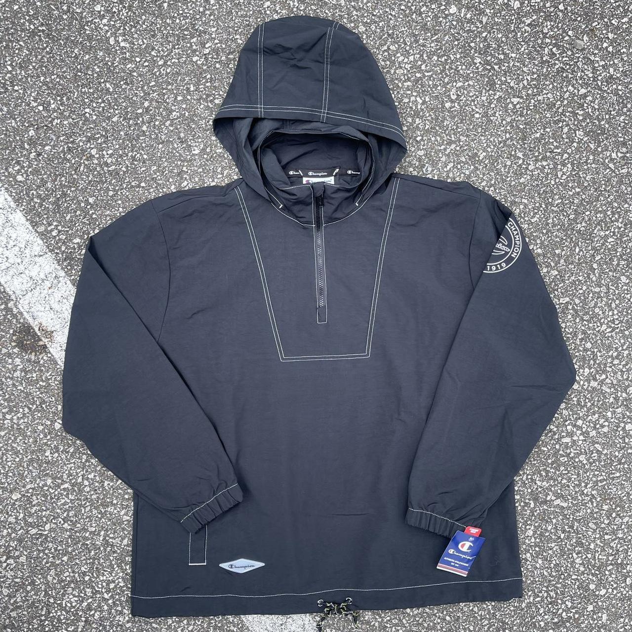 champion quarter zip windbreaker - brand new with... - Depop