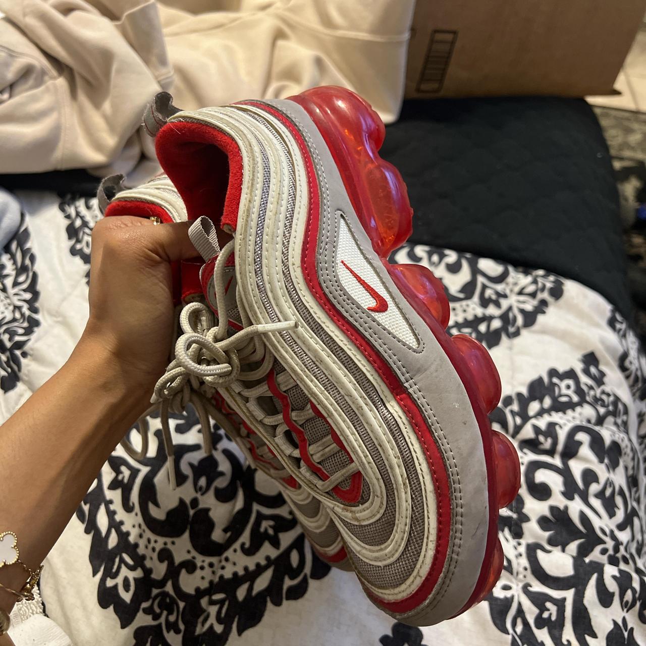 Red womens 8 air max - Depop