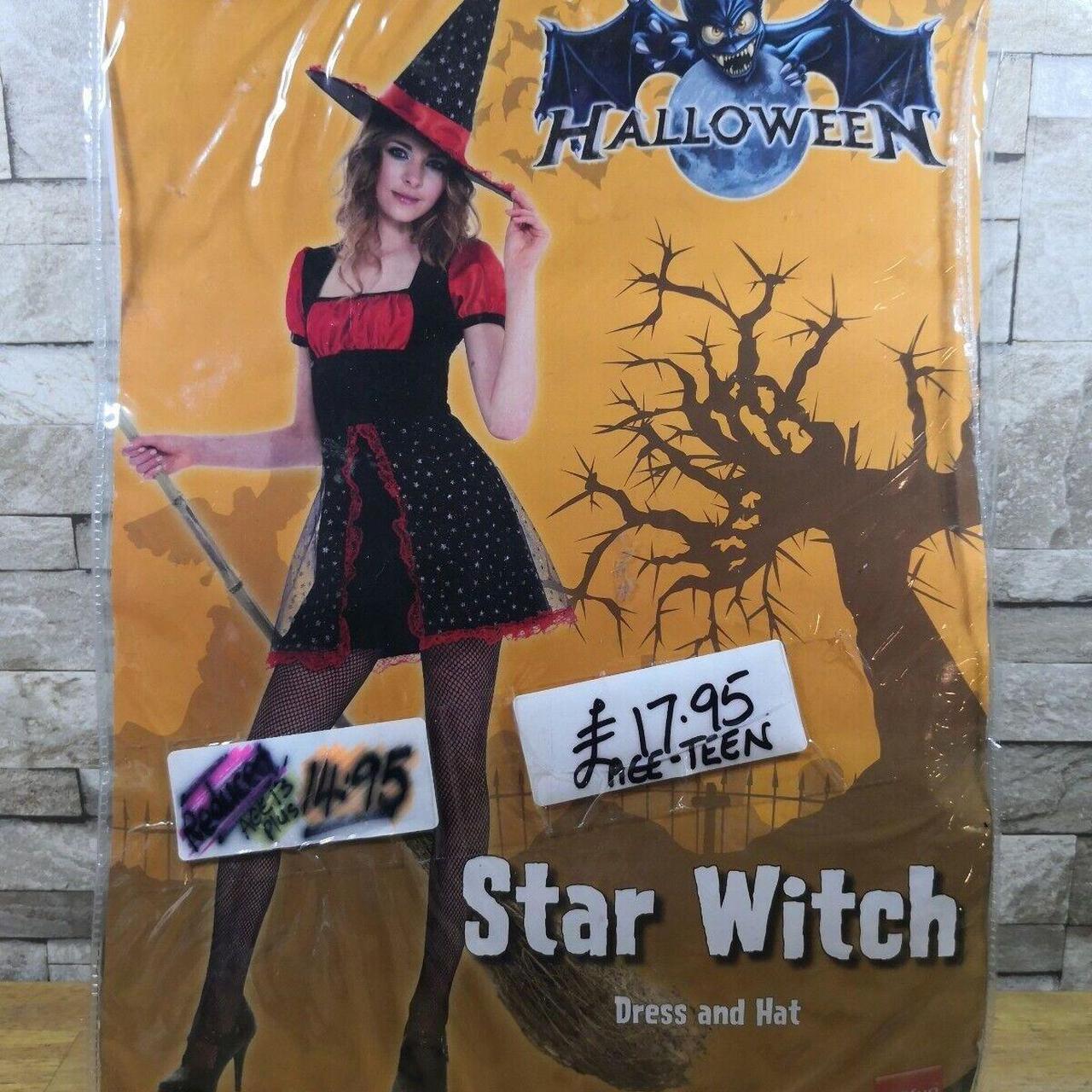 Smiffys Halloween Star Witch Fancy Dress Costume Age... - Depop