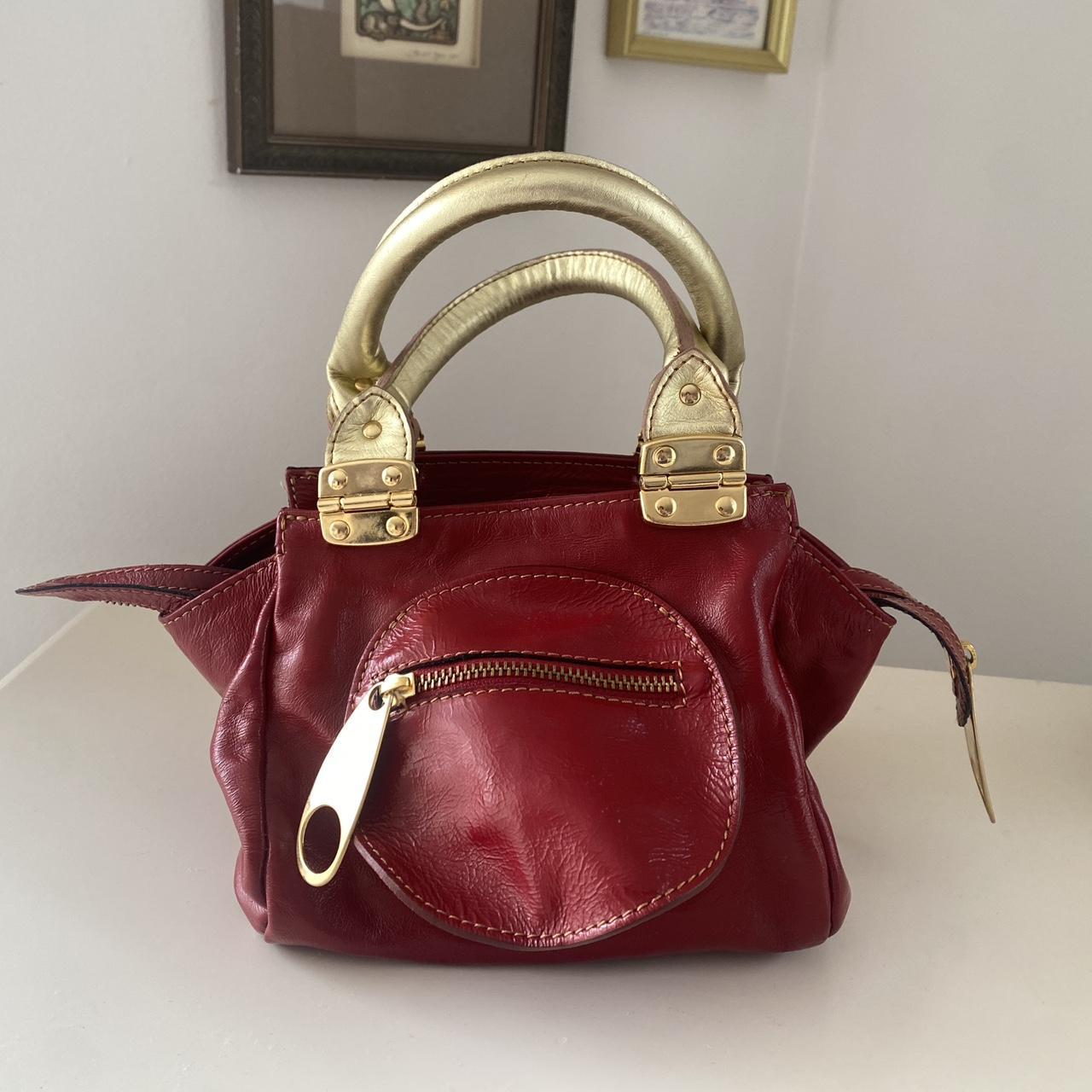 Cherry Red Italian Leather Purse 🍒♥️ #reginapurse... - Depop