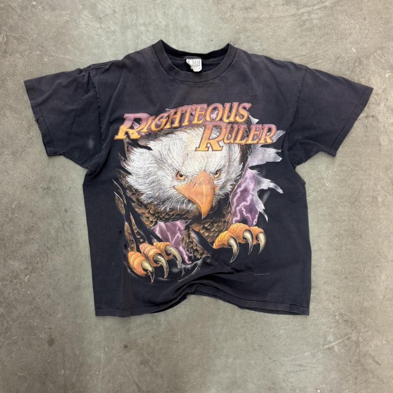 Vintage Righteous Ruler Eagle Shirt Size XL | Depop