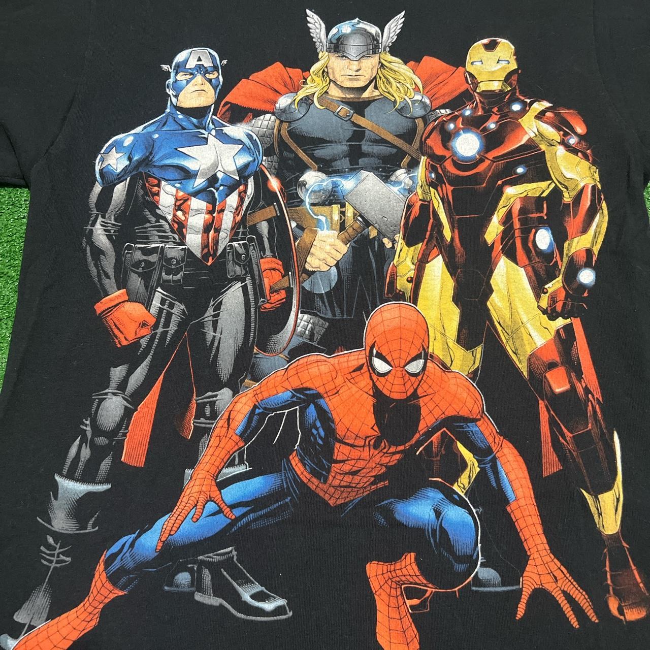 Vintage Marvel Super hero’s graphic tee shirt Size... - Depop