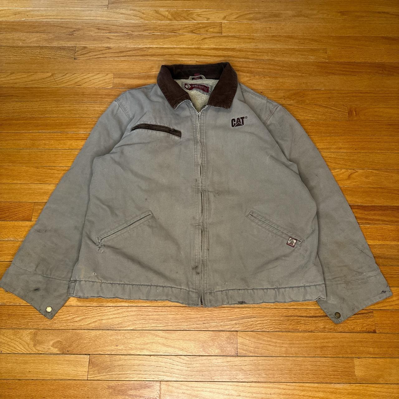 VINTAGE DISTRESSED CARHARTT DETROIT STYLE JACKET... - Depop