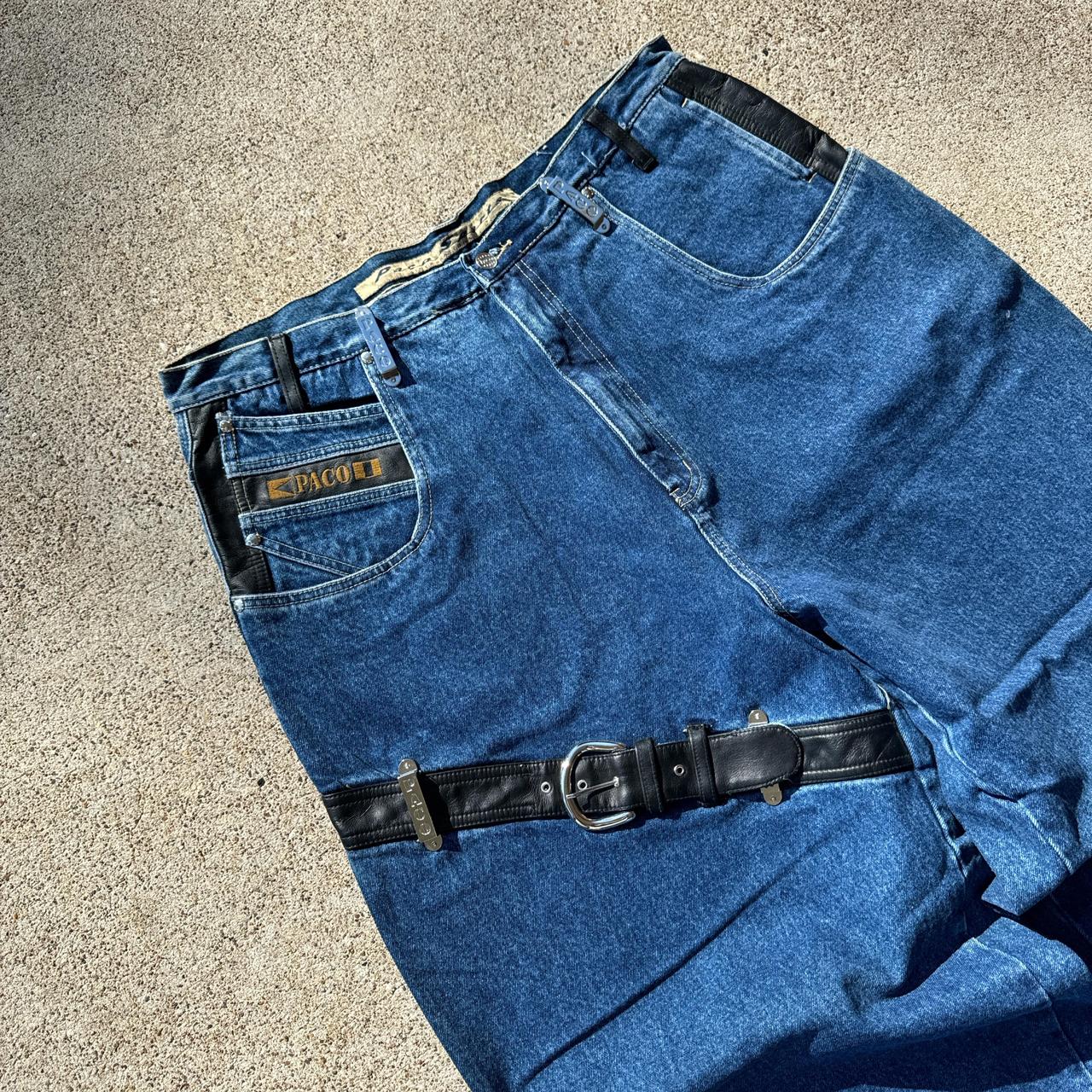 SUPER FIRE BAGGY PACO JEANS EITH FAT JNCO STYLE... - Depop