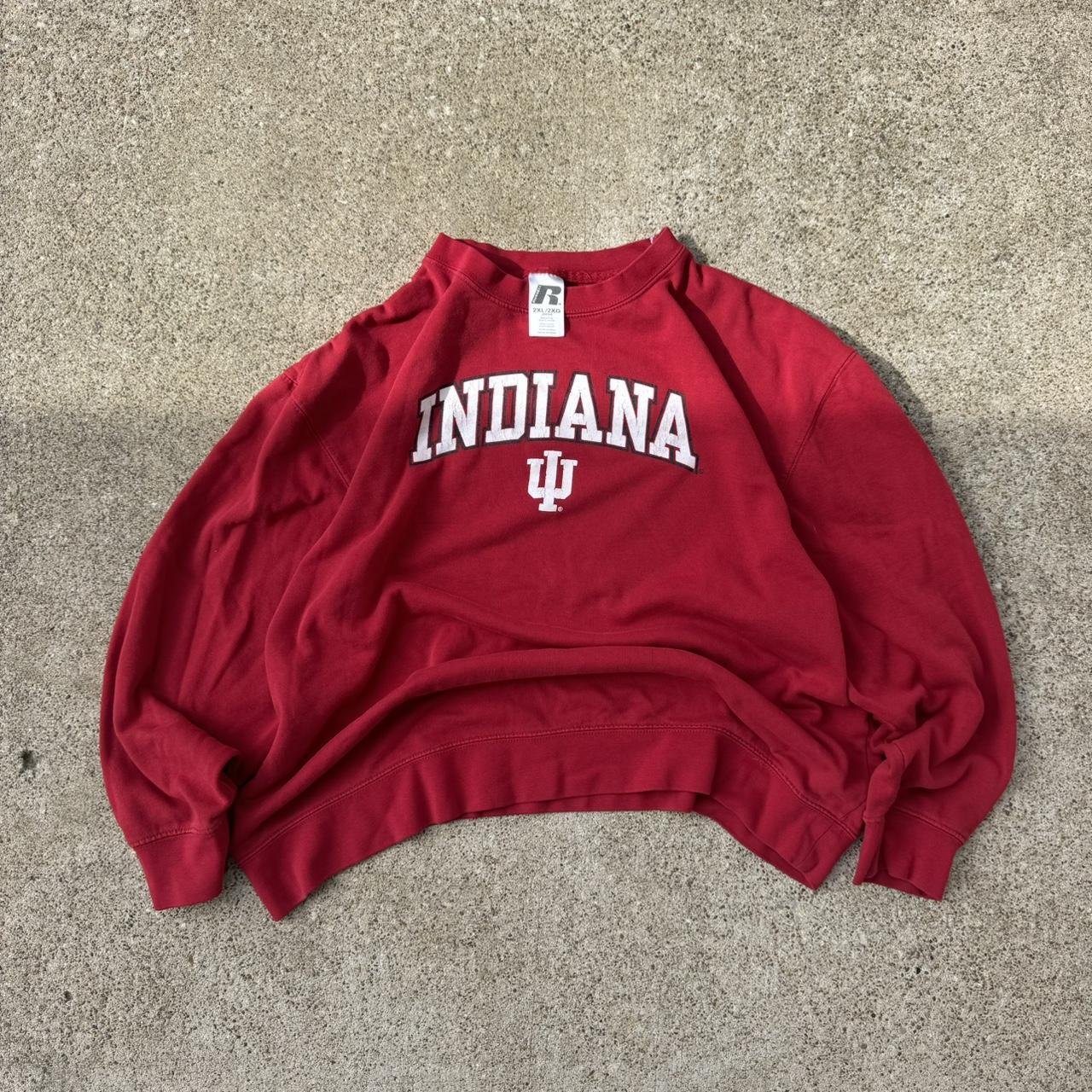 VINTAGE INDIANA UNIVERSITY RUSSEL ATHLETIC CREWNECK... - Depop