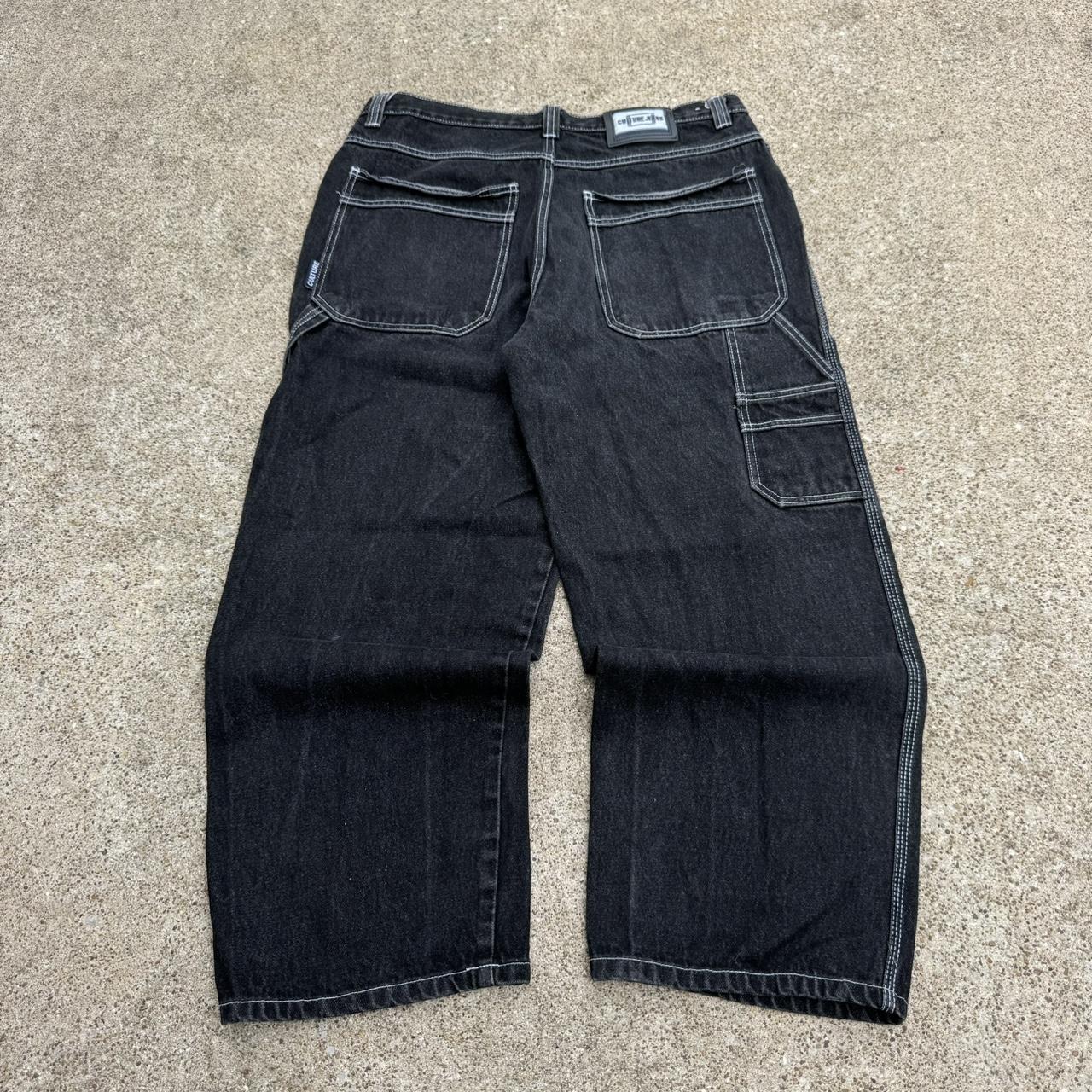 SUPER FIRE BAGGY JNCO STYLE CARPENTER JEANS SIZE... - Depop