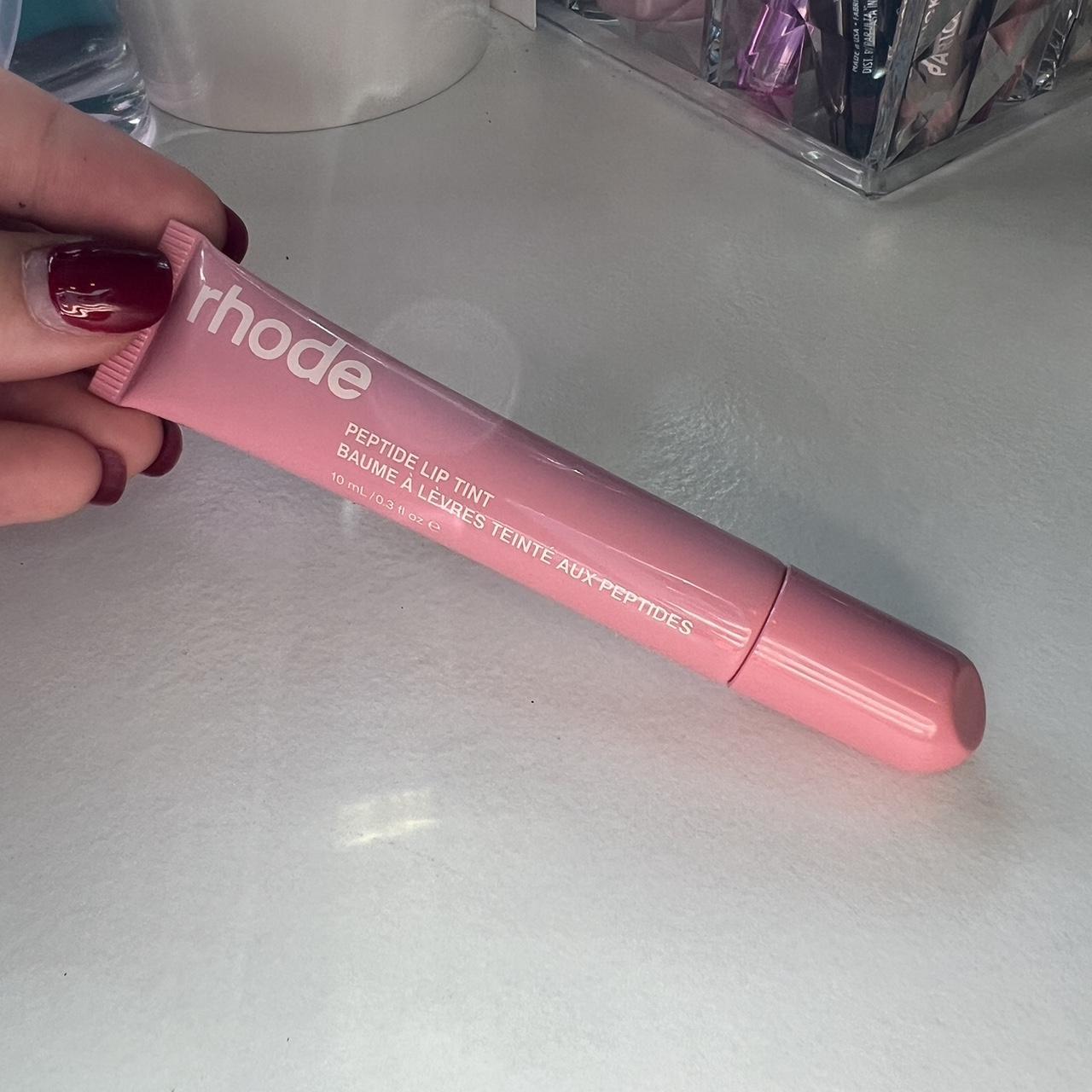 rhode peptide lip tint in “ribbon” never worn, only... - Depop