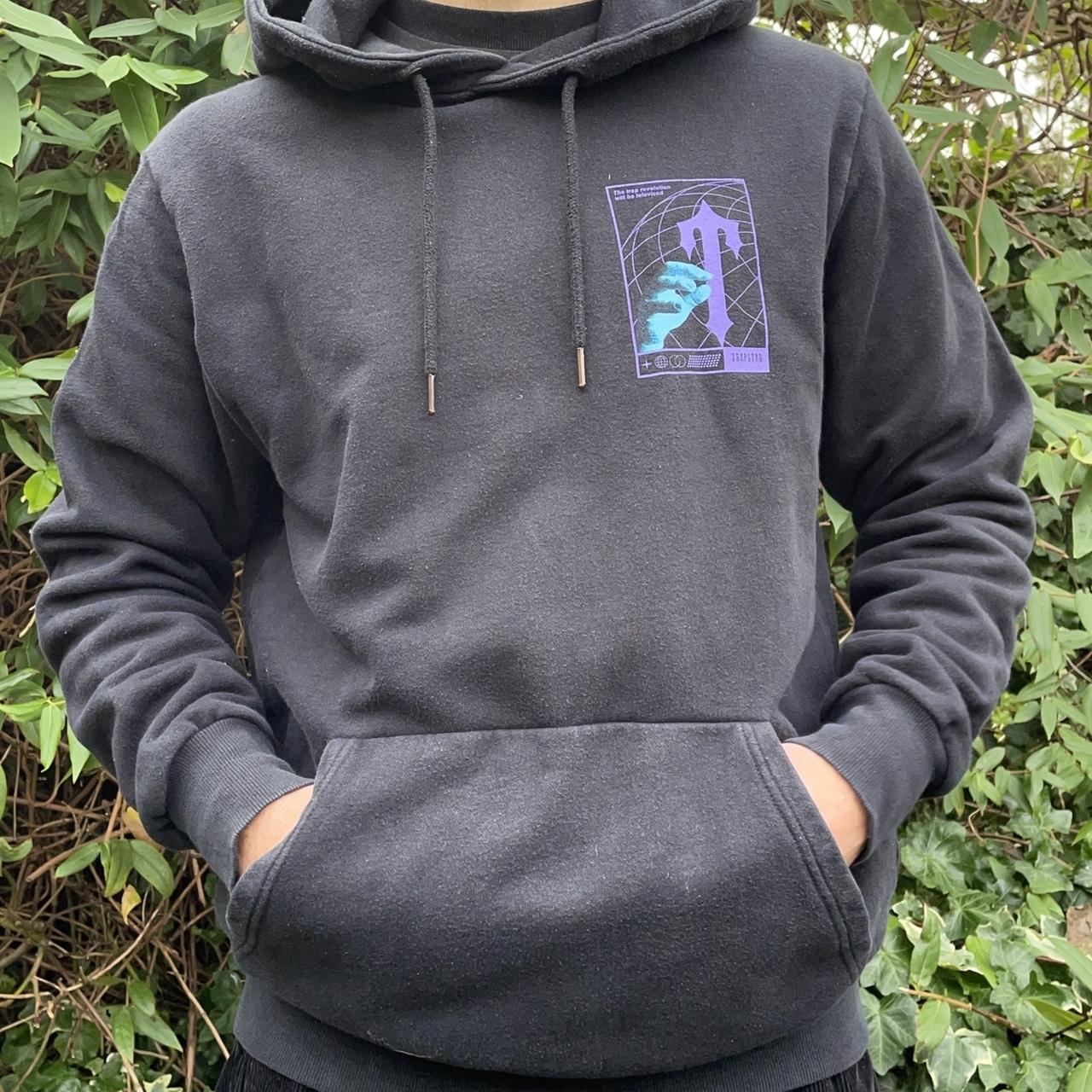 Trapstar x Blade Brown collab hoodie. Good condition... - Depop