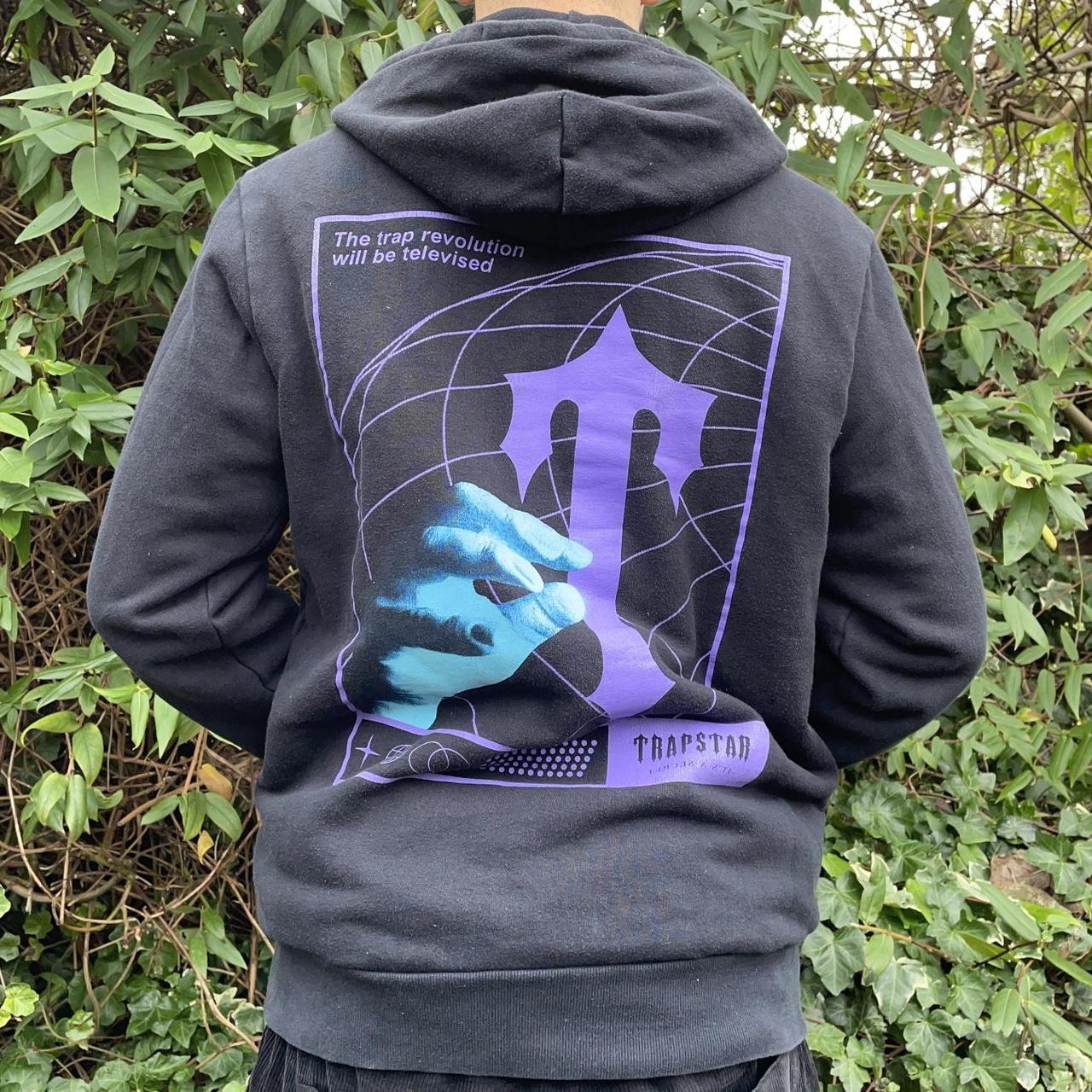 Trapstar x Blade Brown collab hoodie. Good condition... - Depop