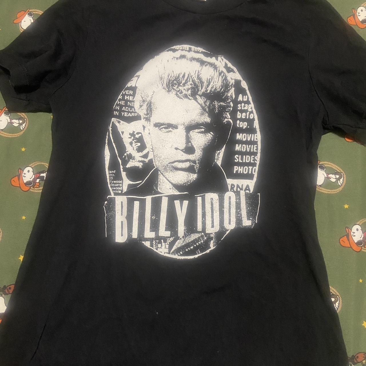billy idol shirt, never worn!! #billyidol #80s #rock... | Depop