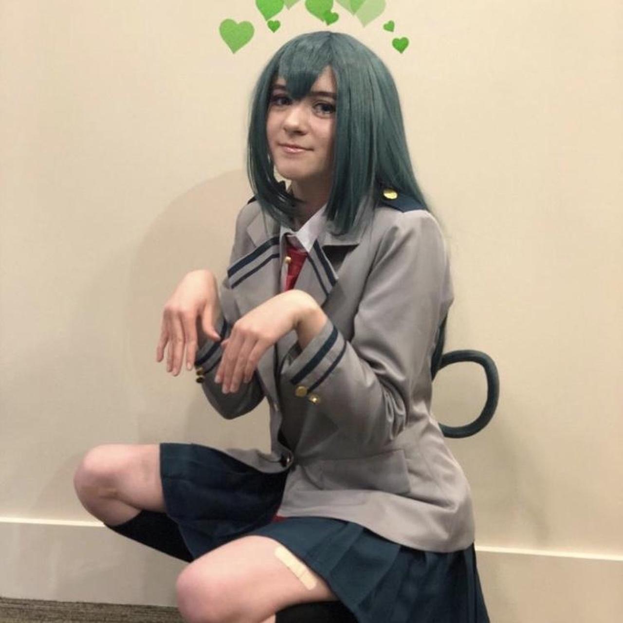Tsuyu Asui cosplay/MHA Uniform cosplay!! - MESSAGE... - Depop