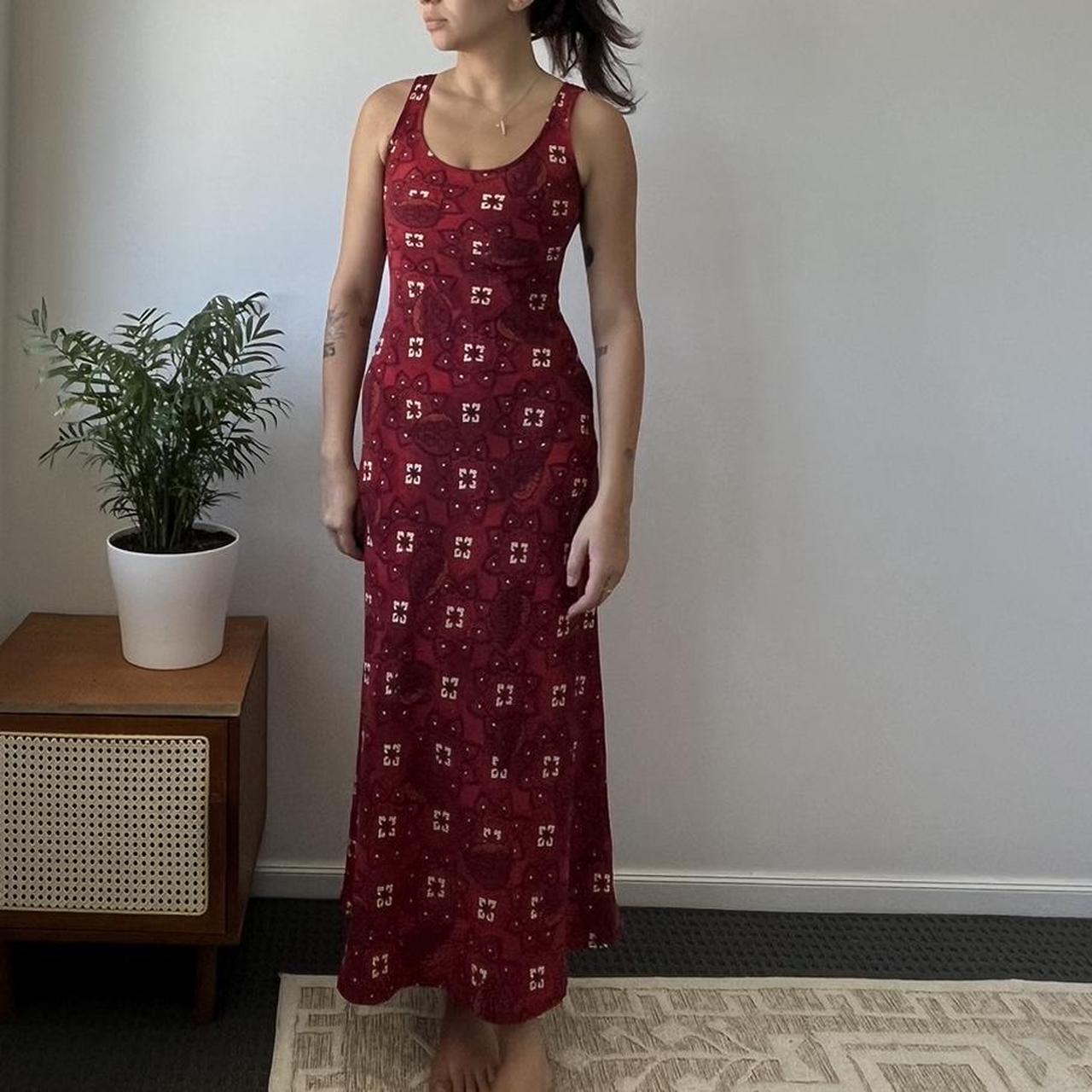 Beautiful patterned maxi • size XS fits 6-8 I adore... - Depop